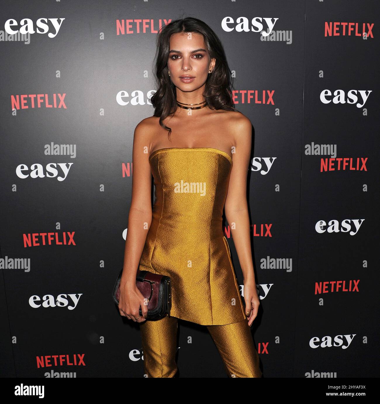 Emily Ratajkowski arriving for the "Easy" Cast and Crew Screening held ...