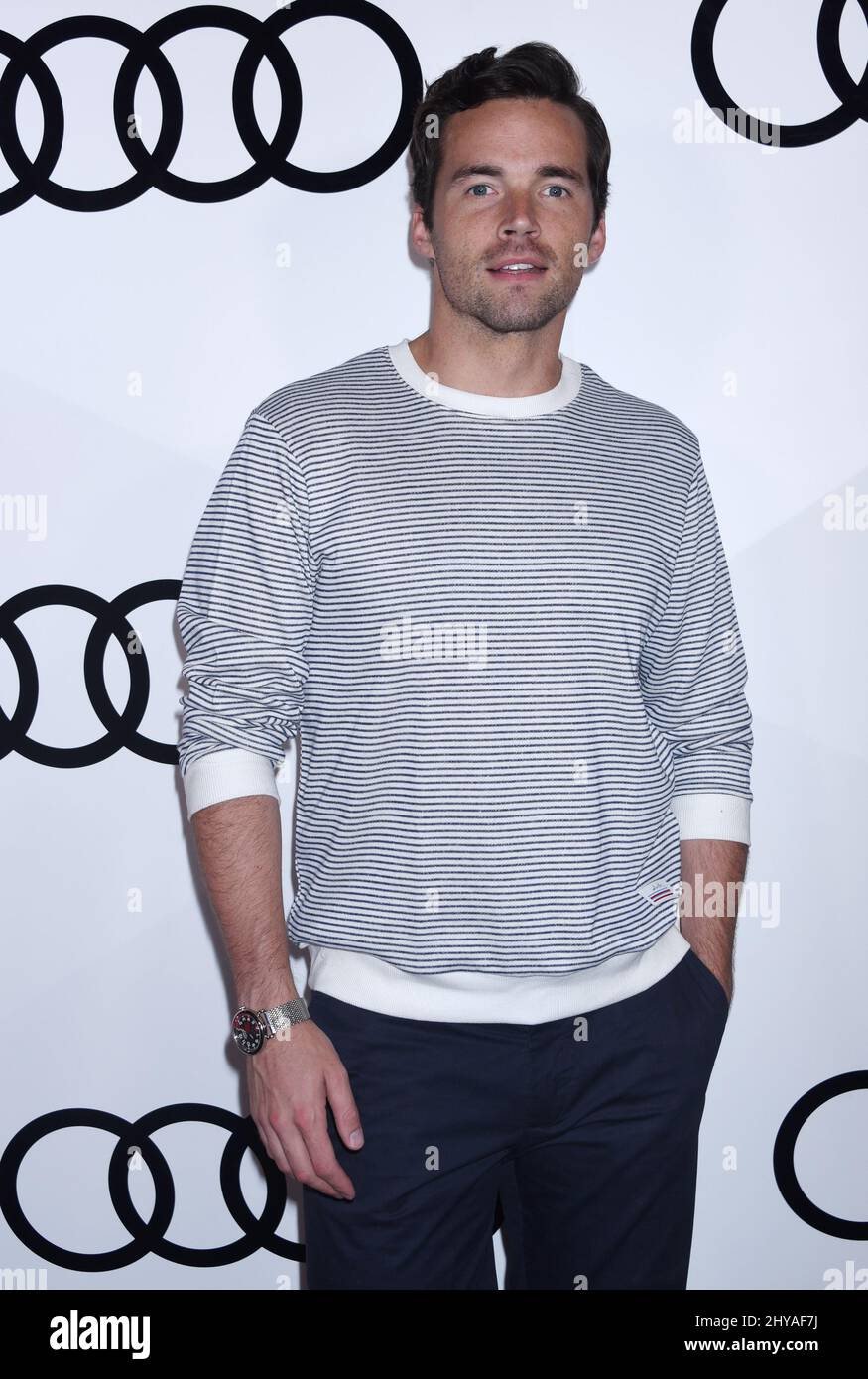 Ian Harding arriving for the Audi Celebrates The 68th Emmys Event, held ...