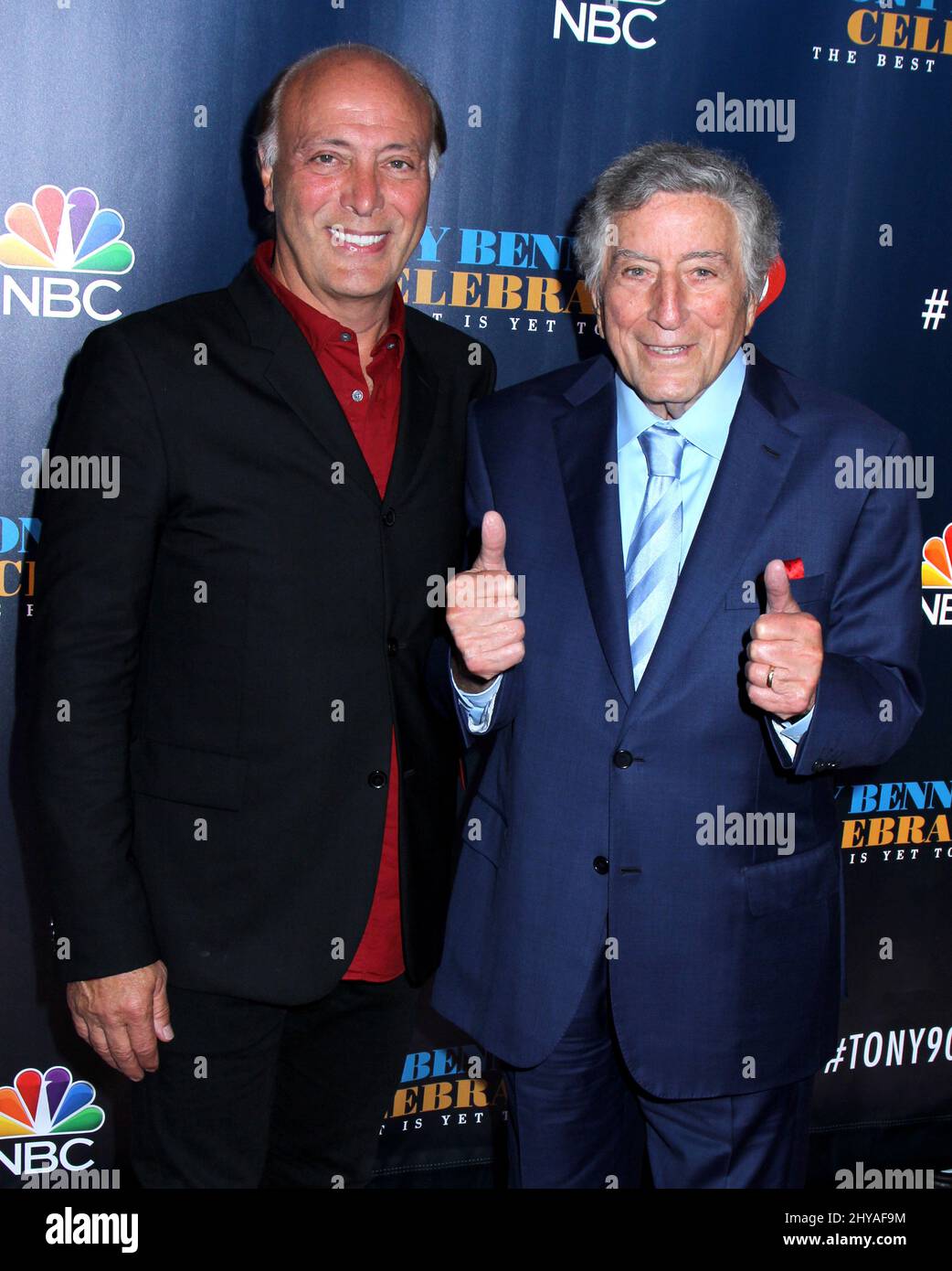 Danny Bennett and Tony Bennett attend "Tony Bennett Celebrates 90: The ...