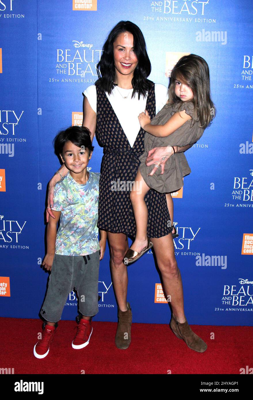 Jules Wainstein, children Leo and Jagger arriving for the 'Beauty and ...