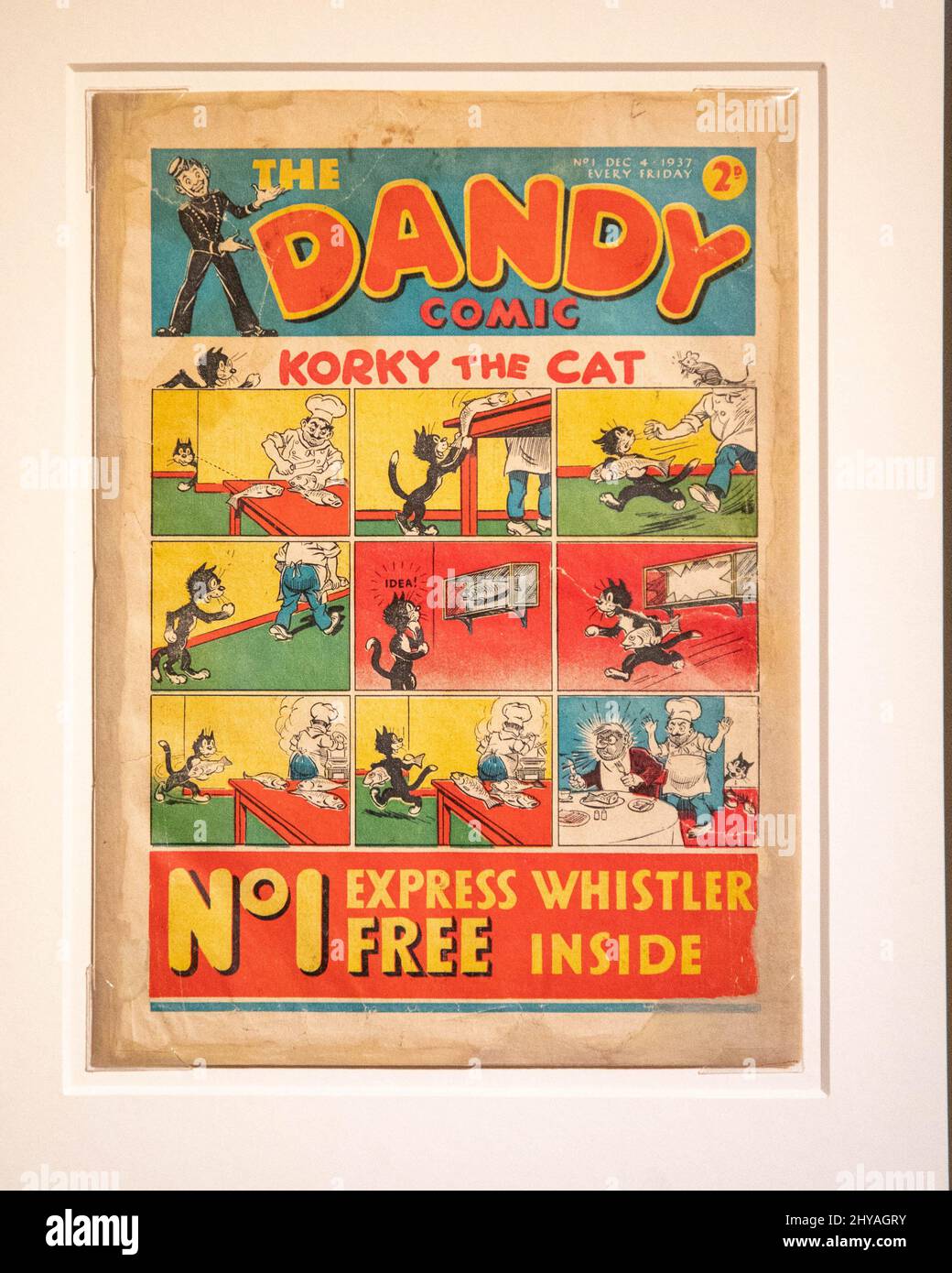 First edition of the famous comic The Dandy on 4th December 1937 Stock ...