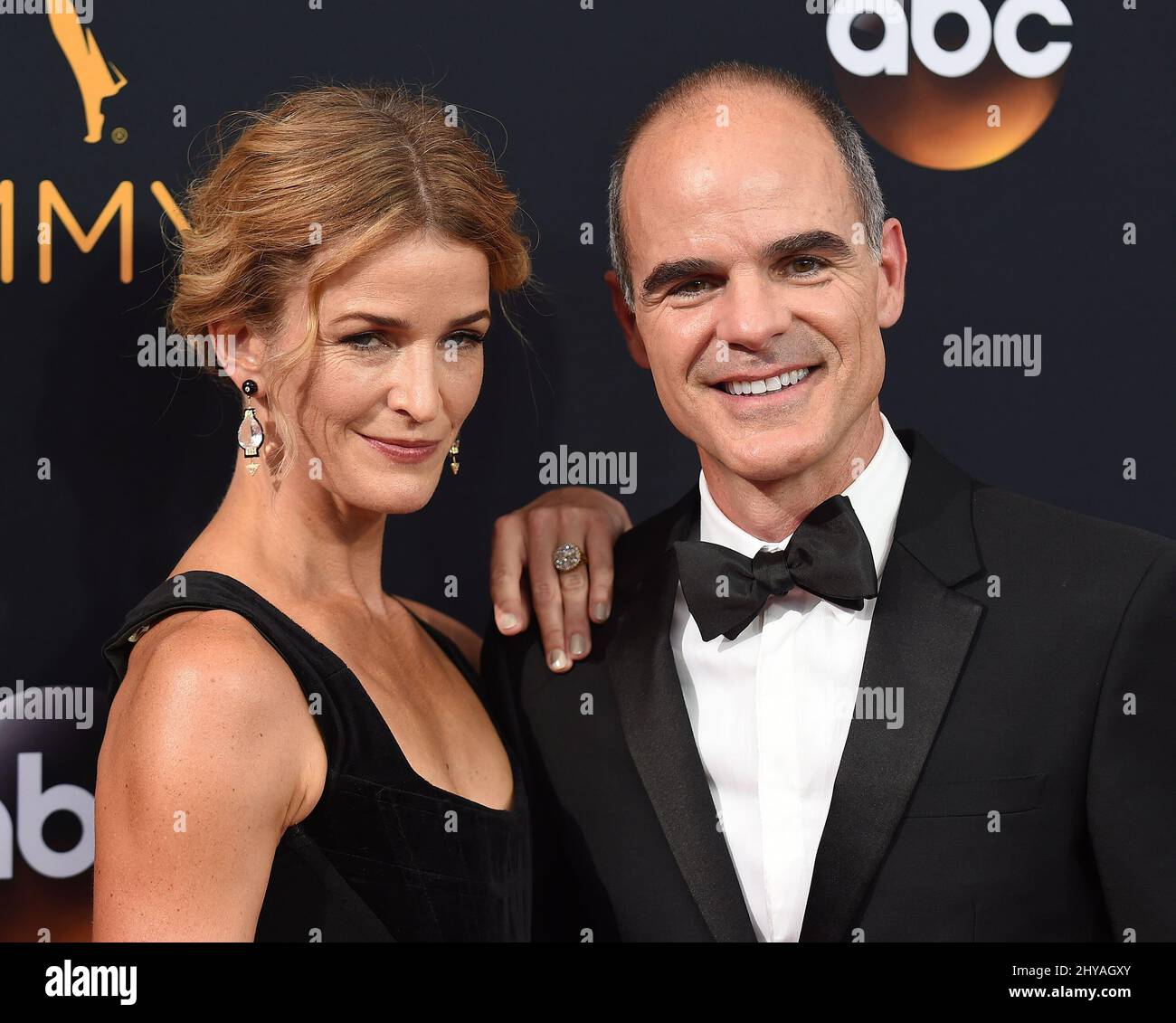 Michael Kelly and Karyn Kelly arriving for the 68th Primetime Emmy ...