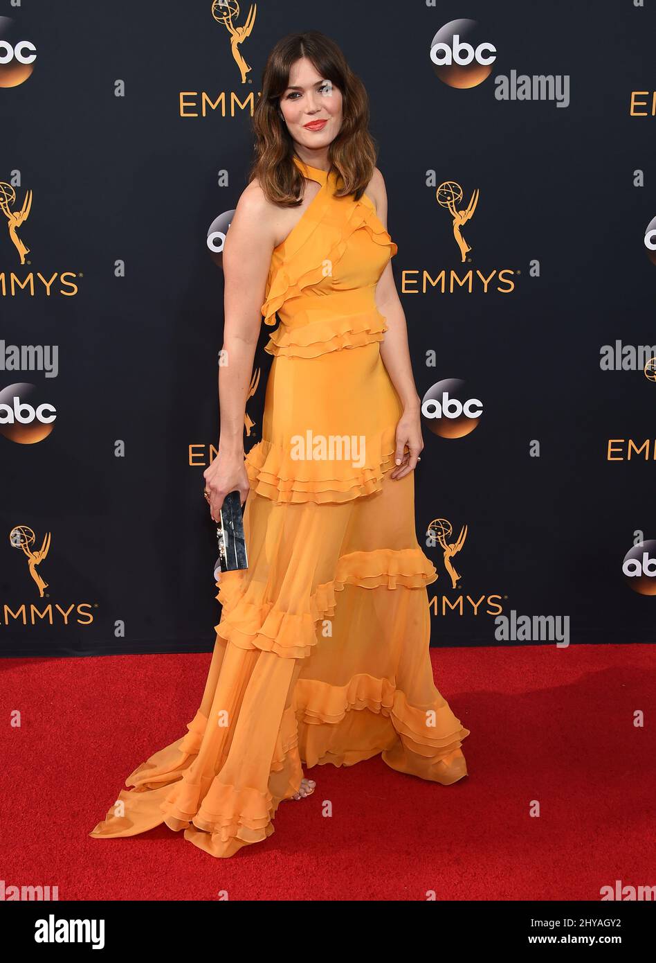 Mandy Moore arriving for the 68th Primetime Emmy Awards on Sunday ...