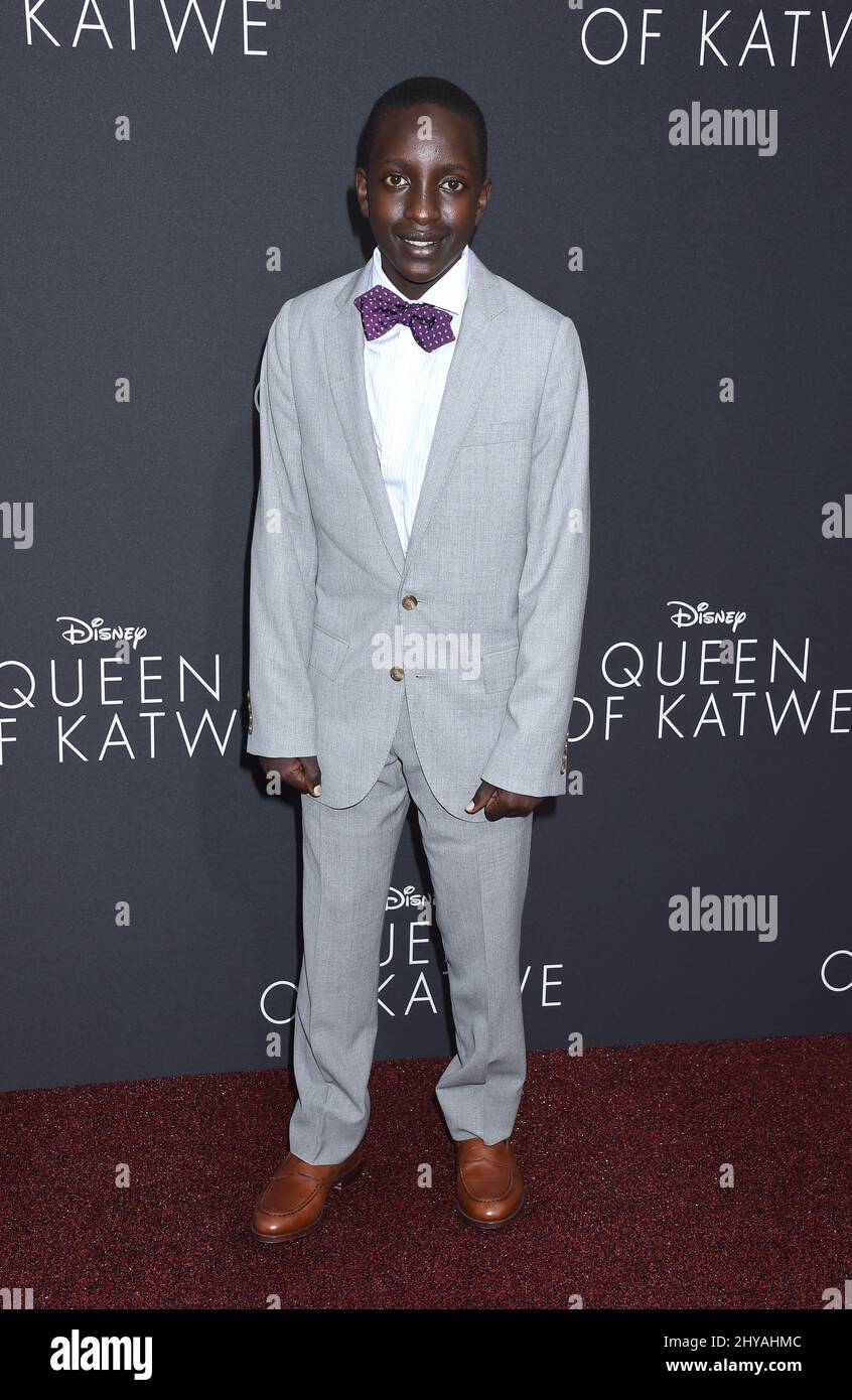 Martin Kabanza attends the "Queen of Katwe" US Premiere held at the El ...