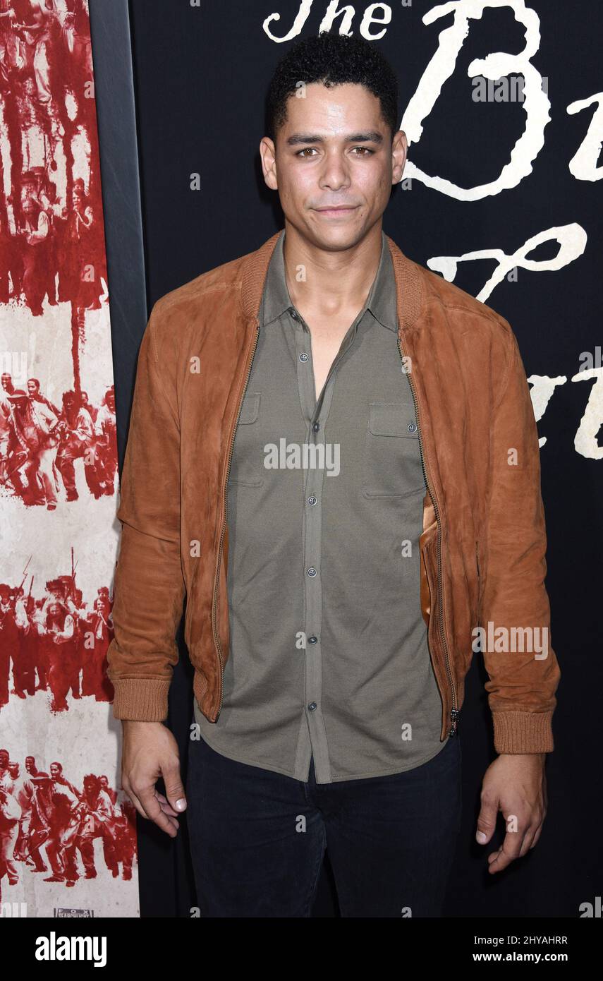 Charlie Barnett poses at the premiere of the film "The Birth of a ...