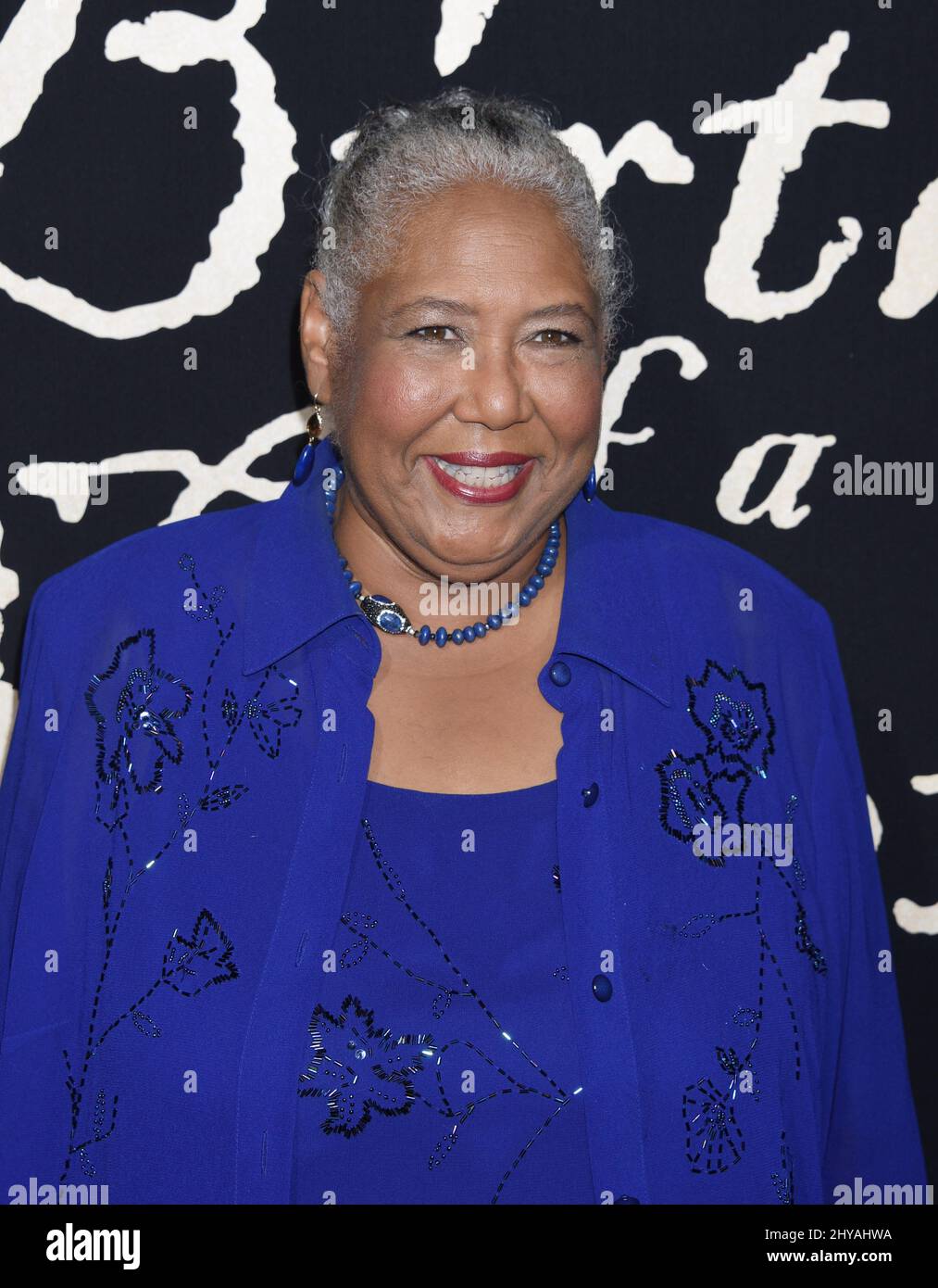 Esther Scott poses at the premiere of the film "The Birth of a Nation ...