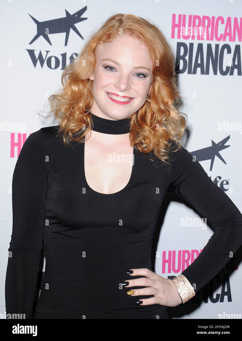 Tea Mckay attending the film premiere of Hurricane Bianca at Renberg ...