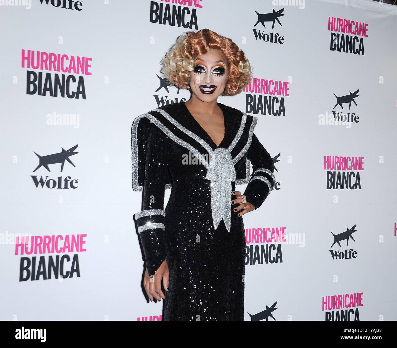 Bianca Del Rio/Roy Haylock attending the film premiere of Hurricane ...