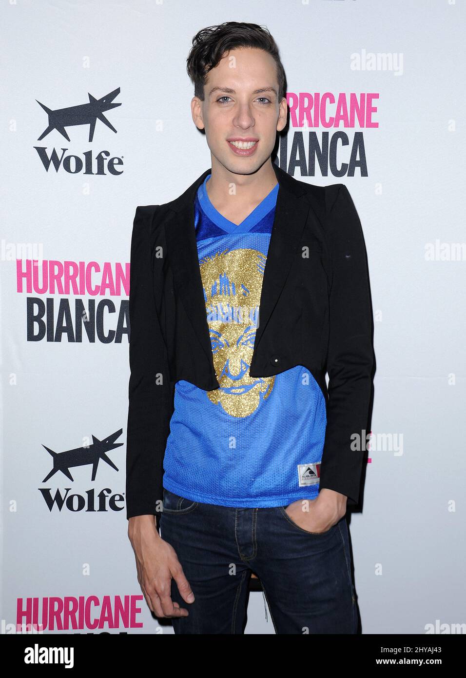 Alaska Thunderfvck attending the film premiere of Hurricane Bianca at ...