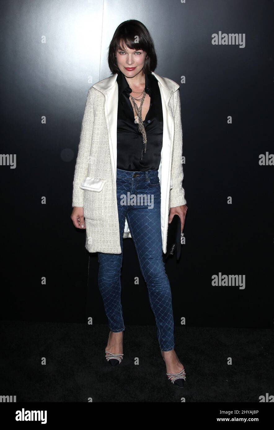 Milla Jovovich attends a dinner host by Chanel to celebrate the new ...