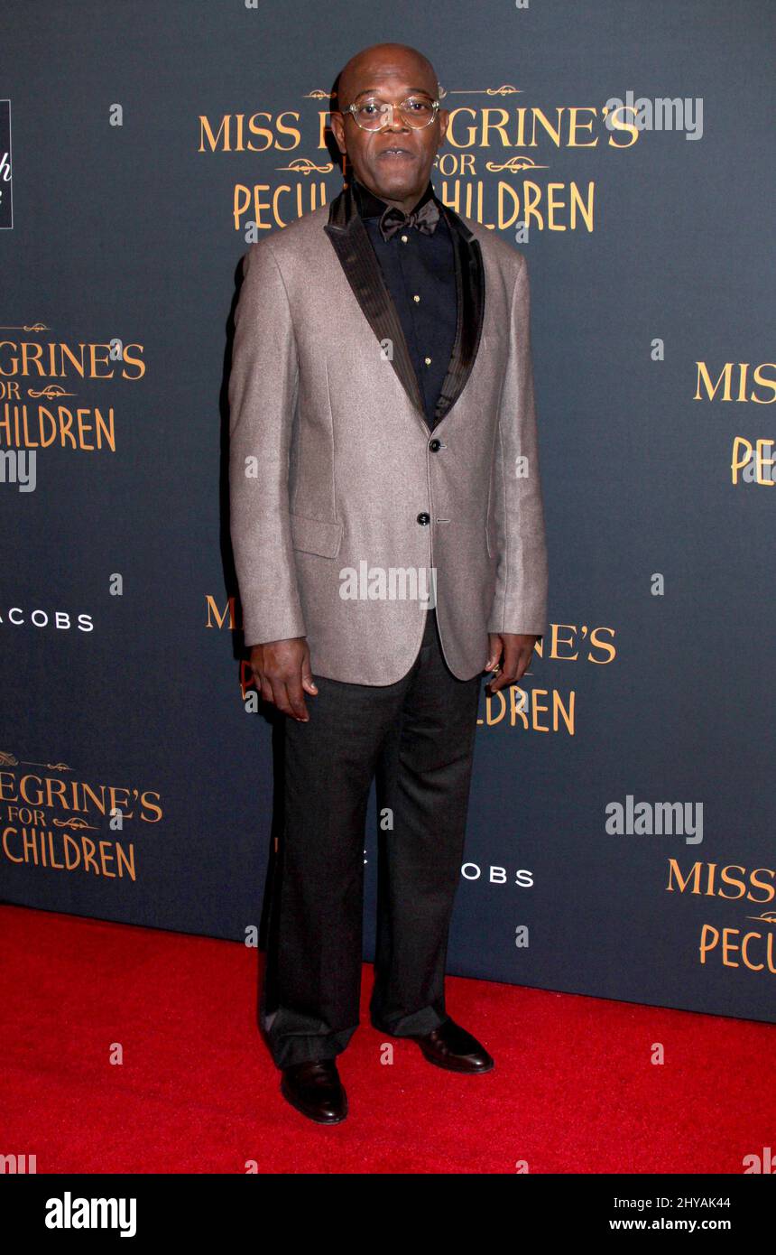 Samuel L. Jackson attending the premiere of Miss Peregrine's Home For ...