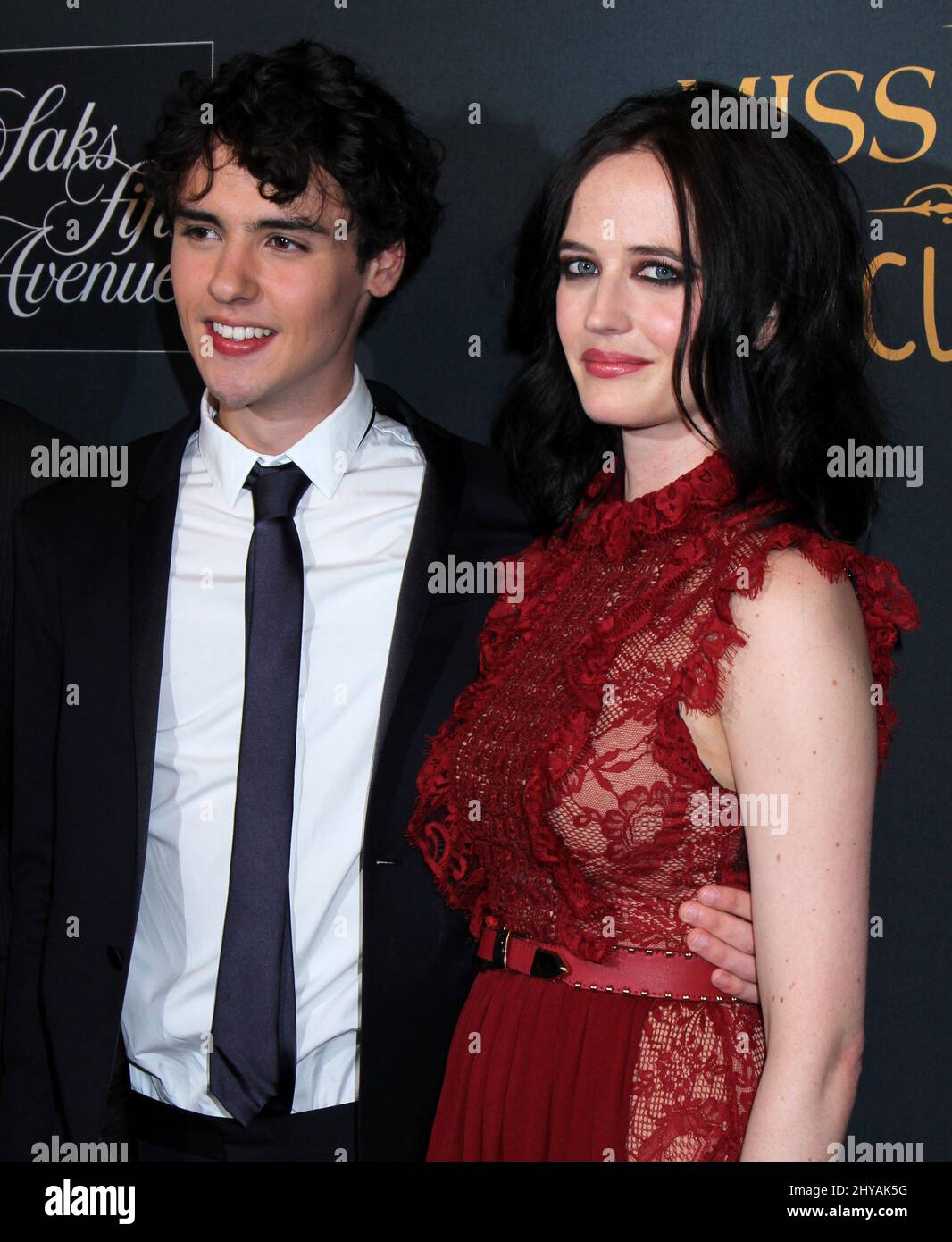 Finlay MacMillan & Eva Green attending the premiere of Miss Peregrine's ...