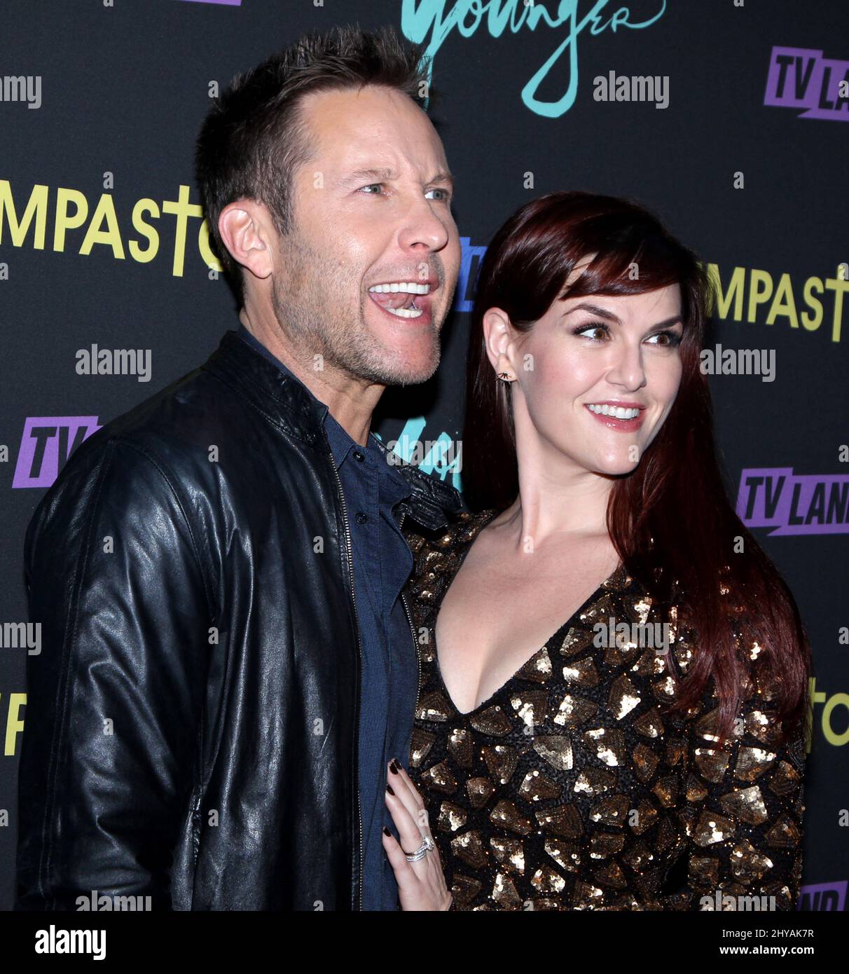 Tv lands younger impastor season premiere party hi-res stock ...