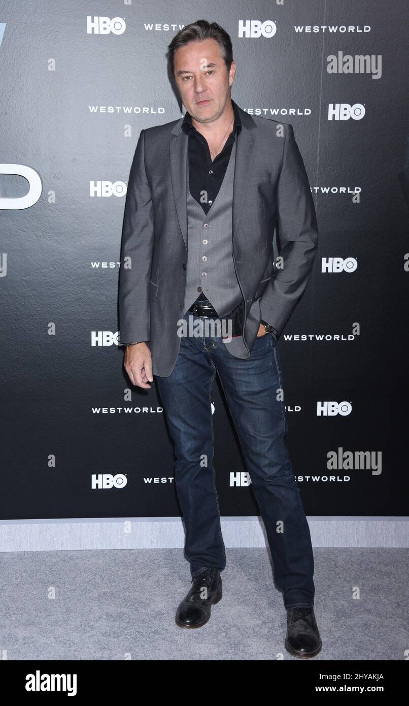 Currie Graham attending the "Westworld" premiere held at the TCL ...