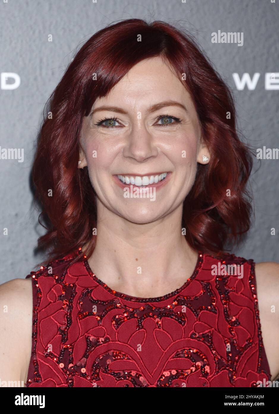 Carrie Preston attending the "Westworld" premiere held at the TCL Chinese Theatre in Los Angeles ...