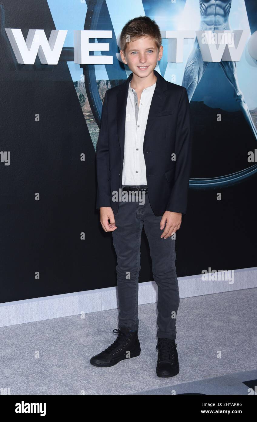Oliver Bell attending the "Westworld" premiere held at the TCL Chinese ...