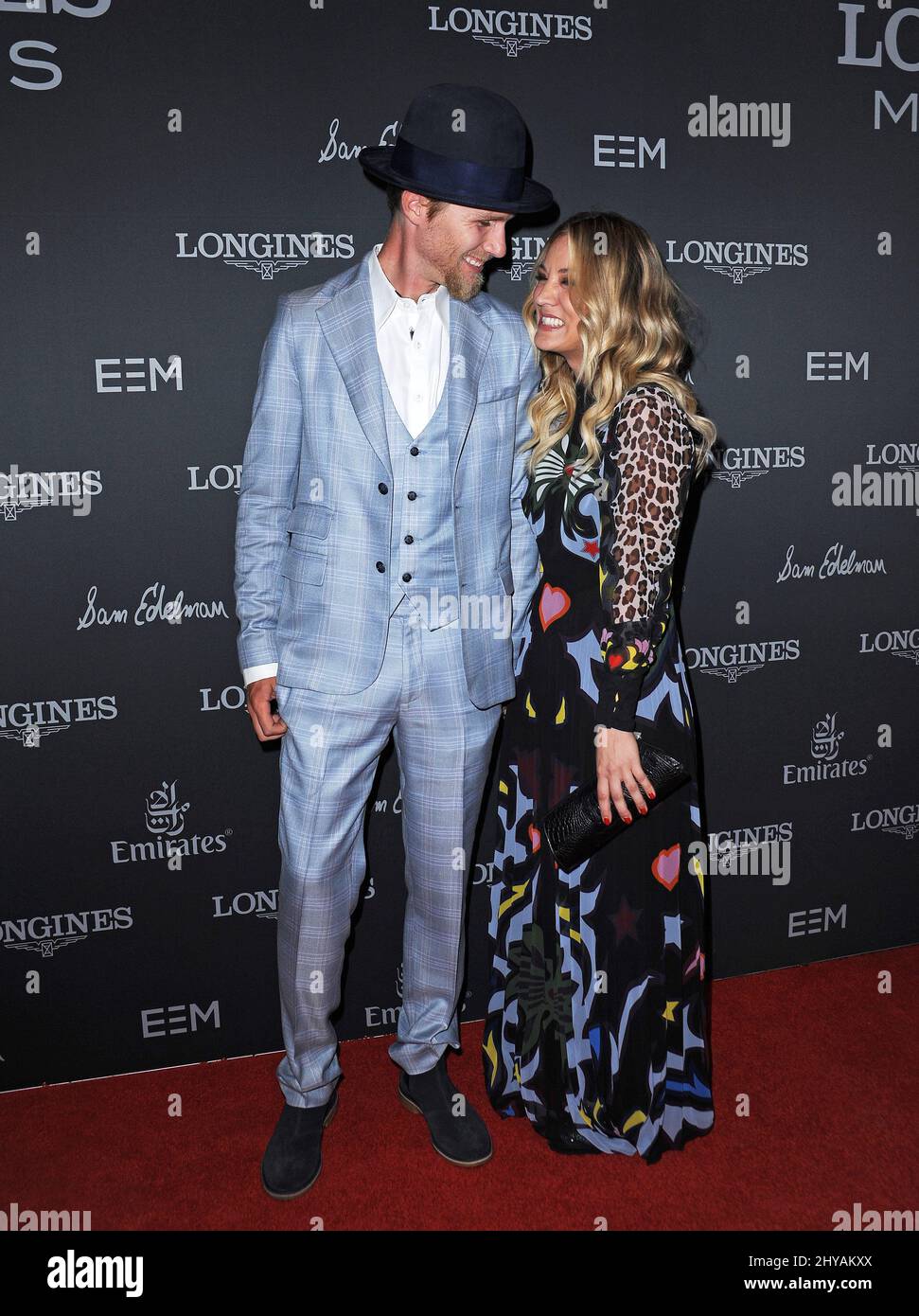 Kaley Cuoco, Karl Cook attends Longines Masters Los Angeles Gala held ...