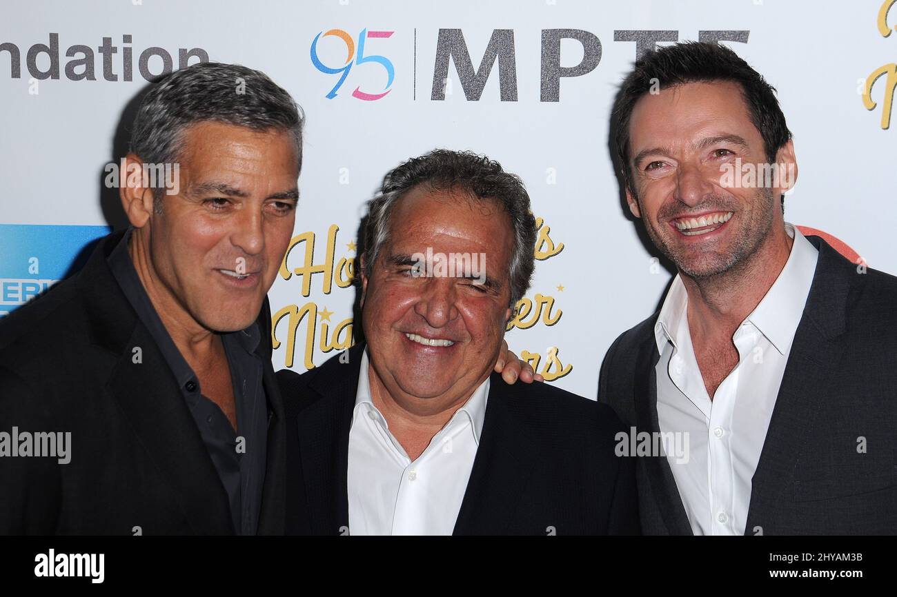 George Clooney, Jim Gianopulos, Hugh Jackman attending the "Hollywood's ...