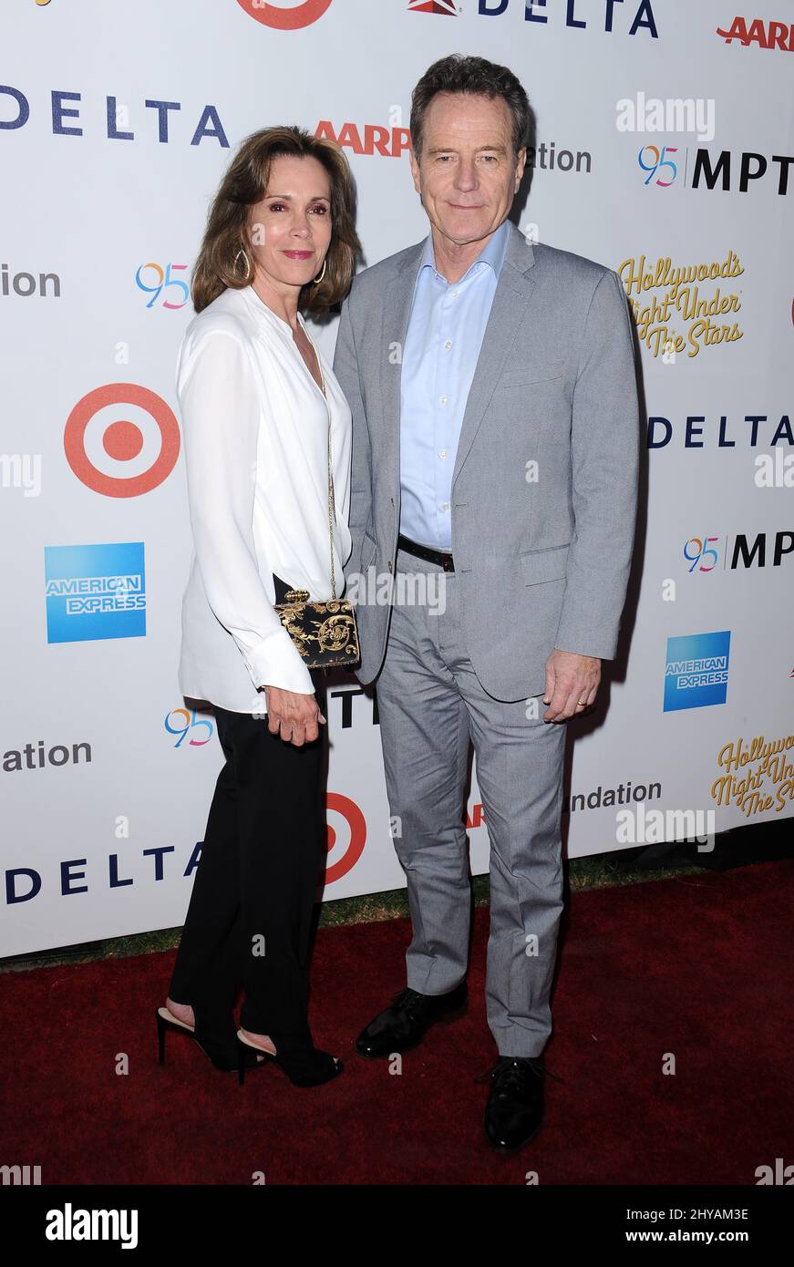 Bryan Cranston, Robin Dearden attending the "Hollywood's Night Under ...