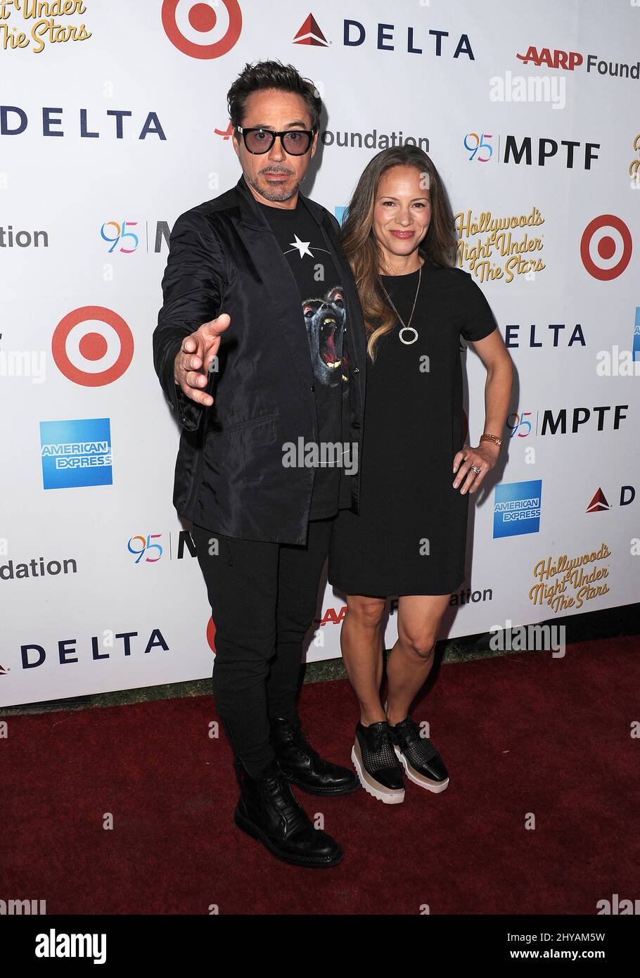 Robert Downey Jr., Susan Downey attending the "Hollywood's Night Under ...