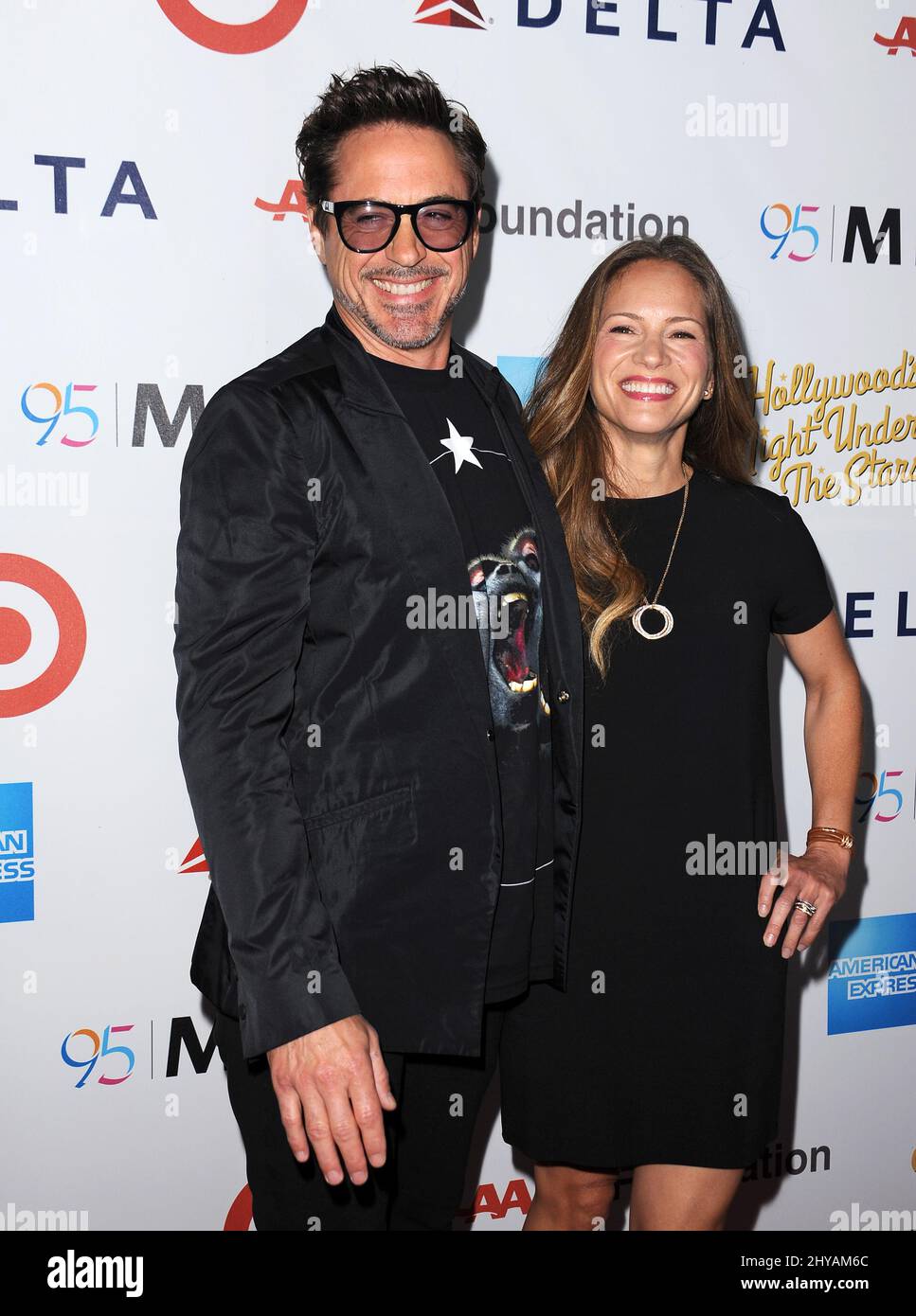 Robert Downey Jr., Susan Downey attending the "Hollywood's Night Under ...