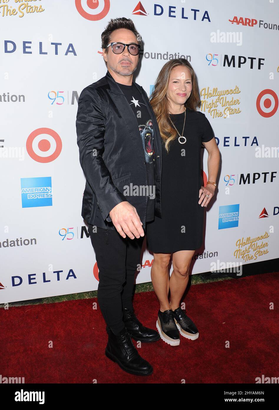 Robert Downey Jr., Susan Downey attending the "Hollywood's Night Under ...