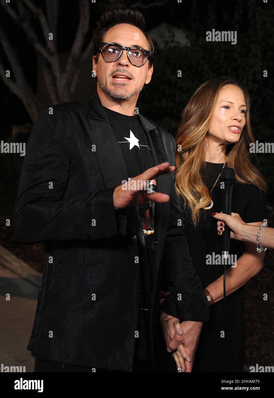 Robert Downey Jr., Susan Downey attending the "Hollywood's Night Under ...