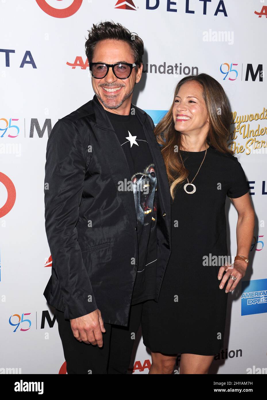 Robert Downey Jr., Susan Downey attending the "Hollywood's Night Under ...