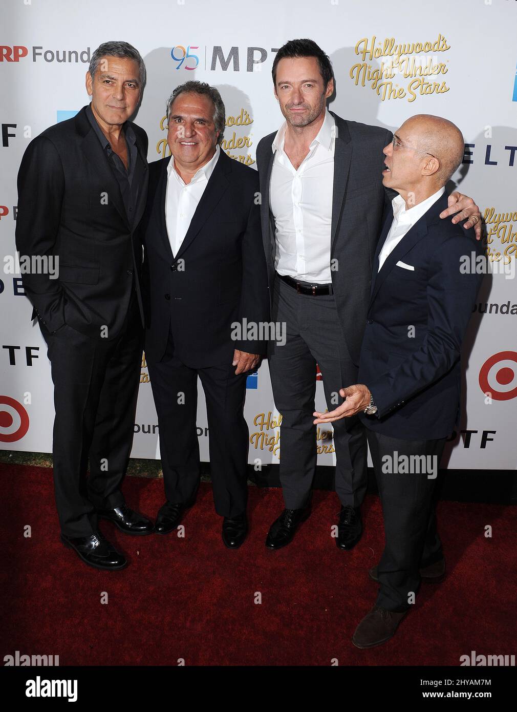 Jim Gianopulos, George Clooney, Michael Douglas, Hugh Jackman attending ...