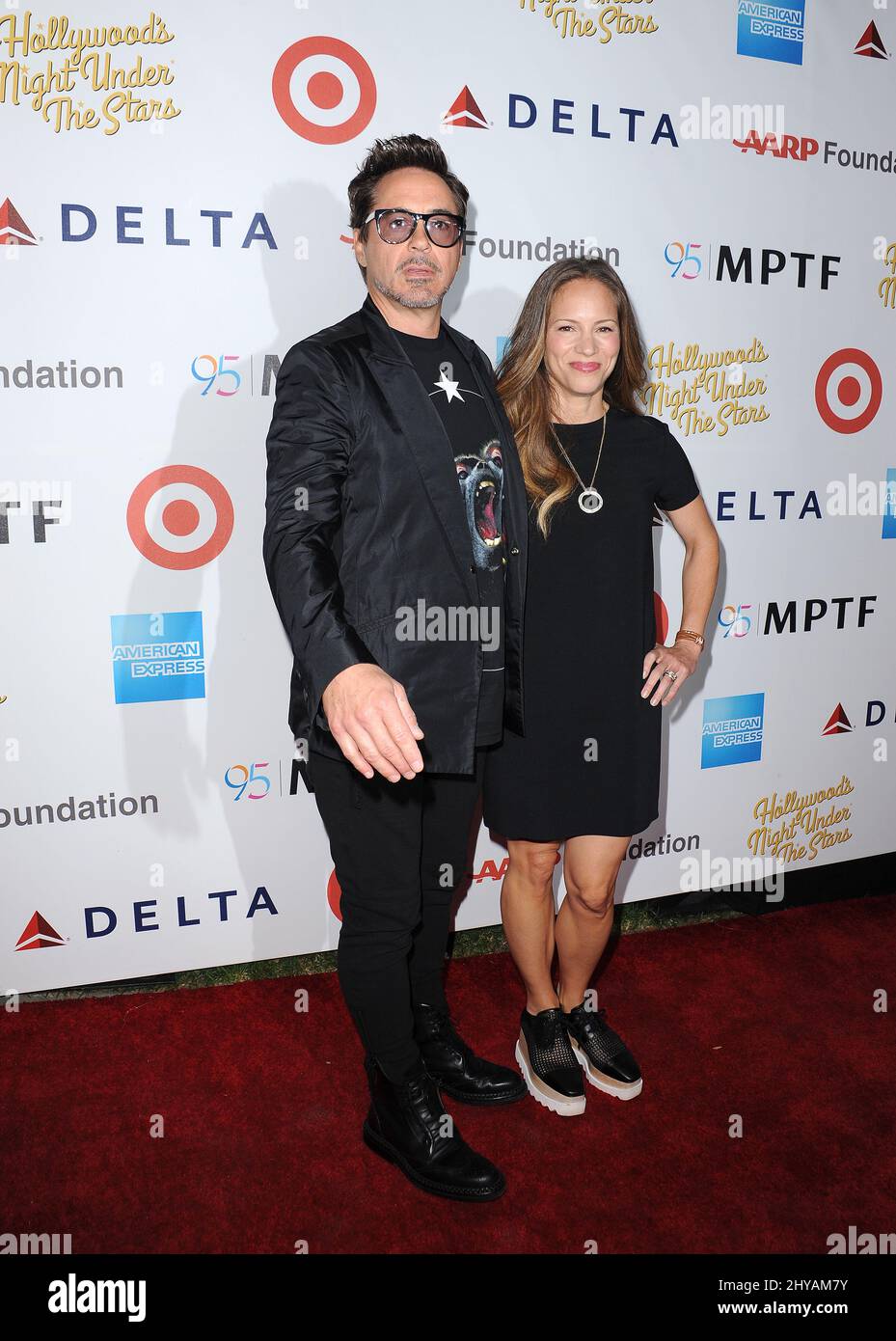 Robert Downey Jr., Susan Downey attending the "Hollywood's Night Under ...