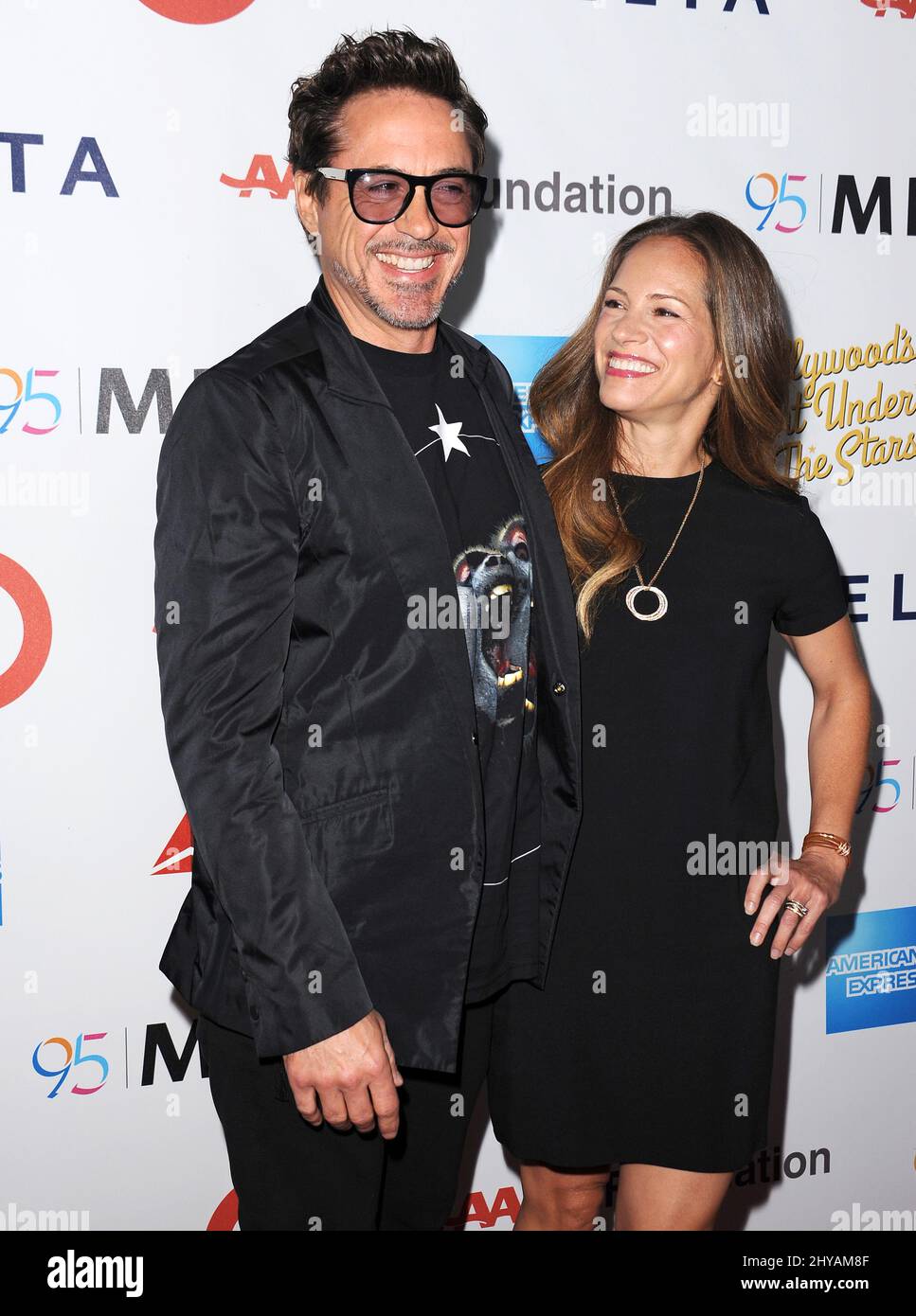 Robert Downey Jr., Susan Downey attending the "Hollywood's Night Under ...
