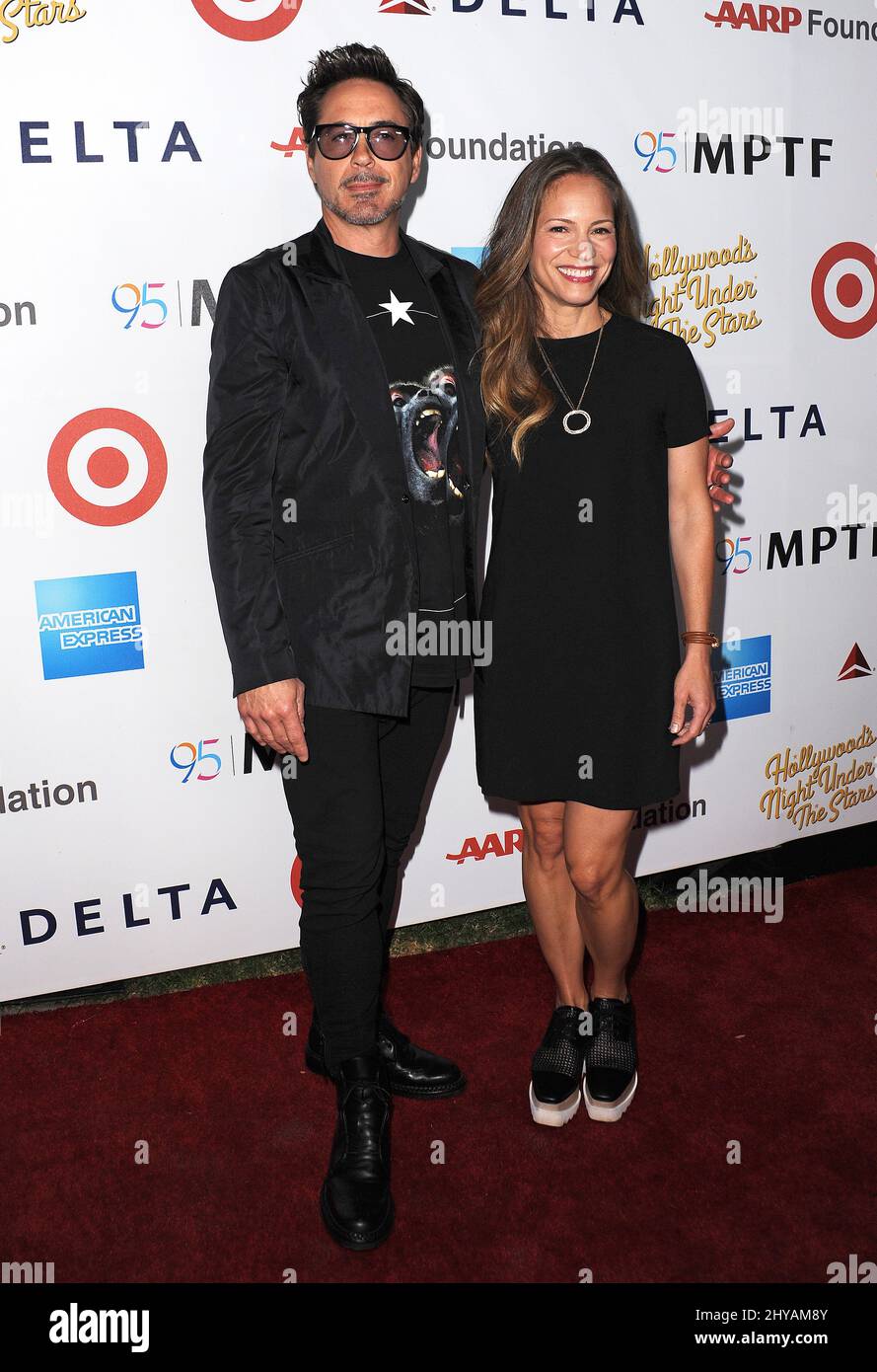 Robert Downey Jr., Susan Downey attending the "Hollywood's Night Under ...