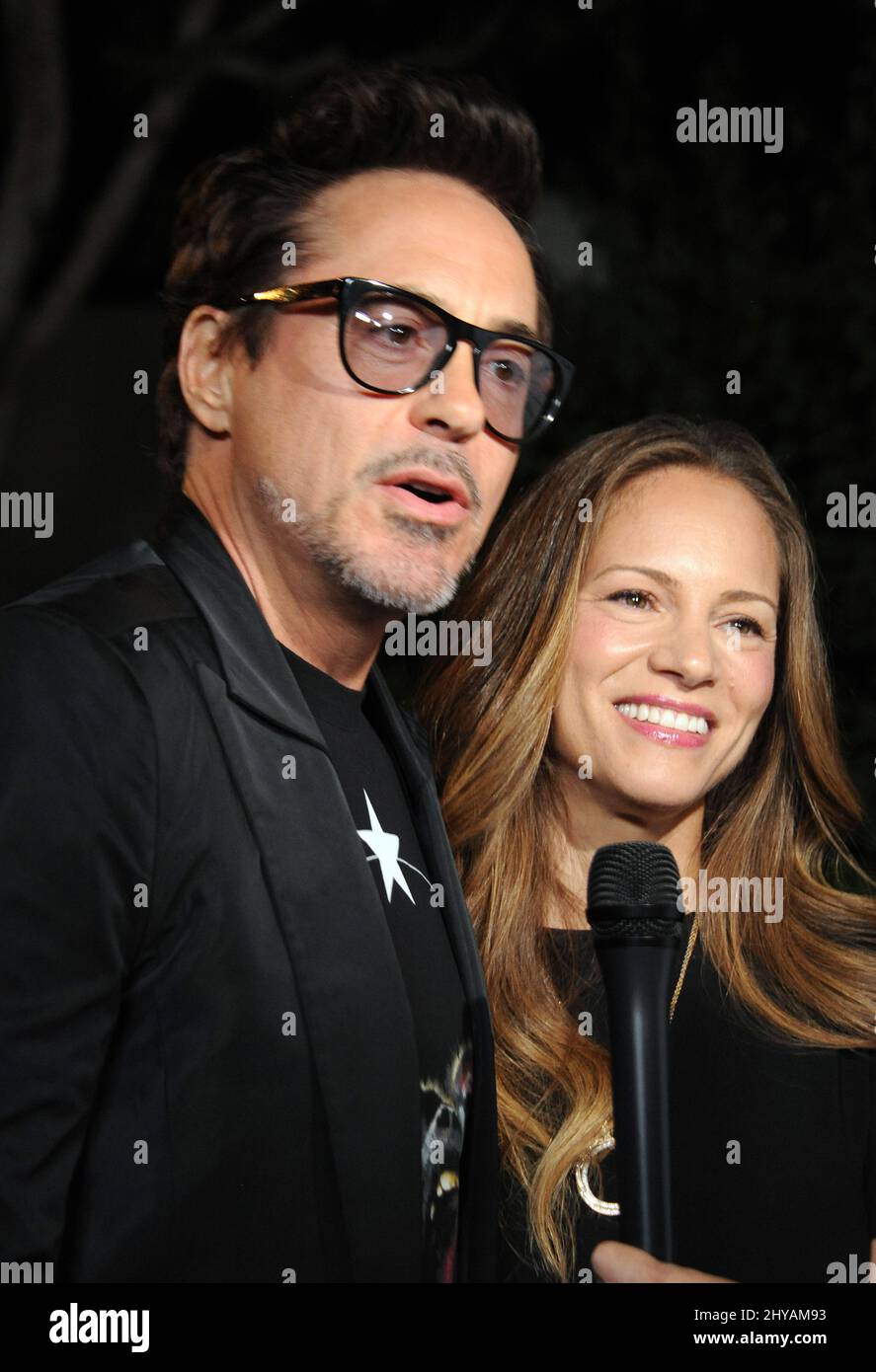 Robert Downey Jr., Susan Downey attending the "Hollywood's Night Under ...
