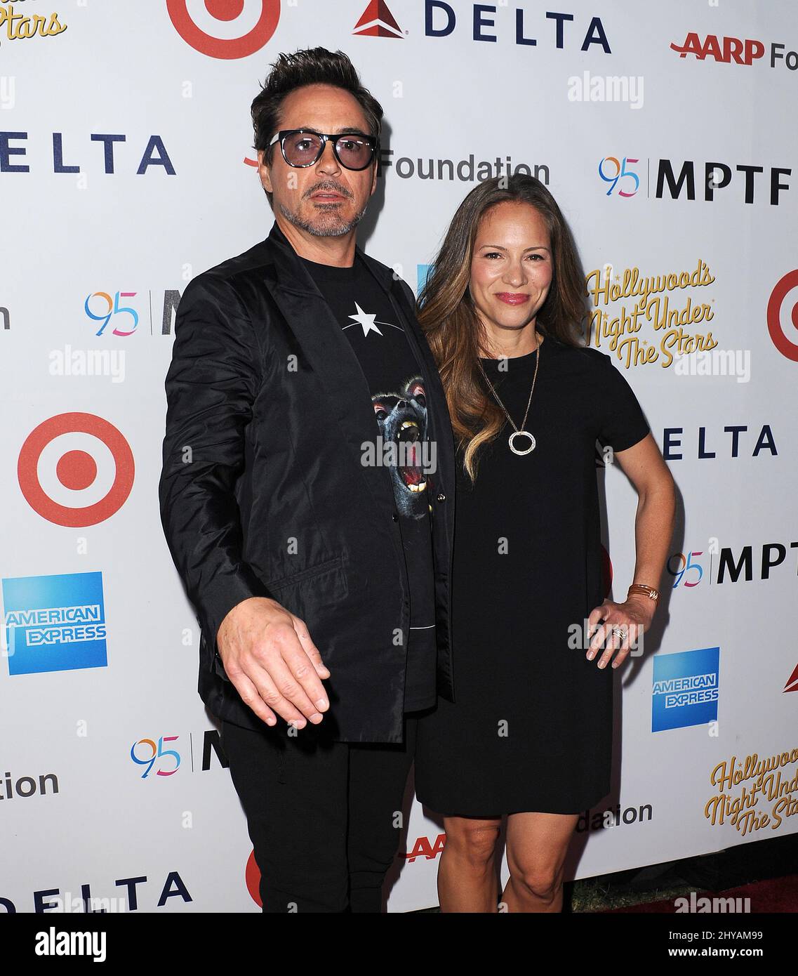 Robert Downey Jr., Susan Downey attending the "Hollywood's Night Under ...