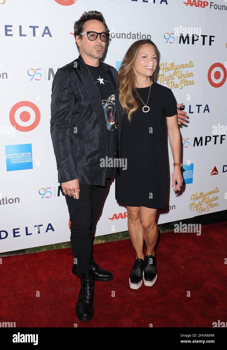 Robert Downey Jr., Susan Downey attending the "Hollywood's Night Under ...