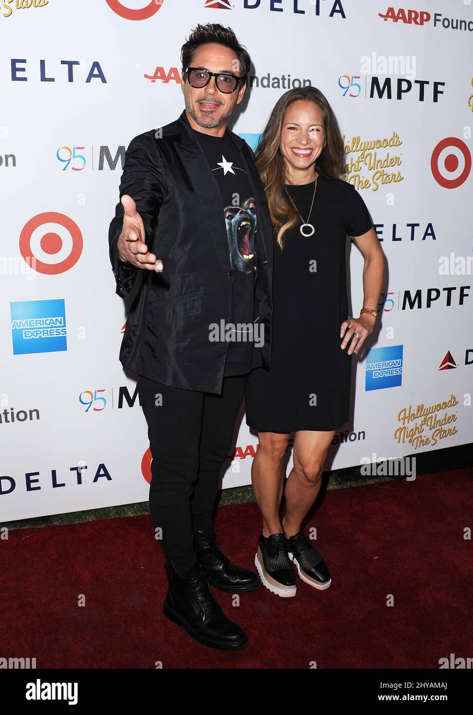 Robert Downey Jr., Susan Downey attending the "Hollywood's Night Under ...