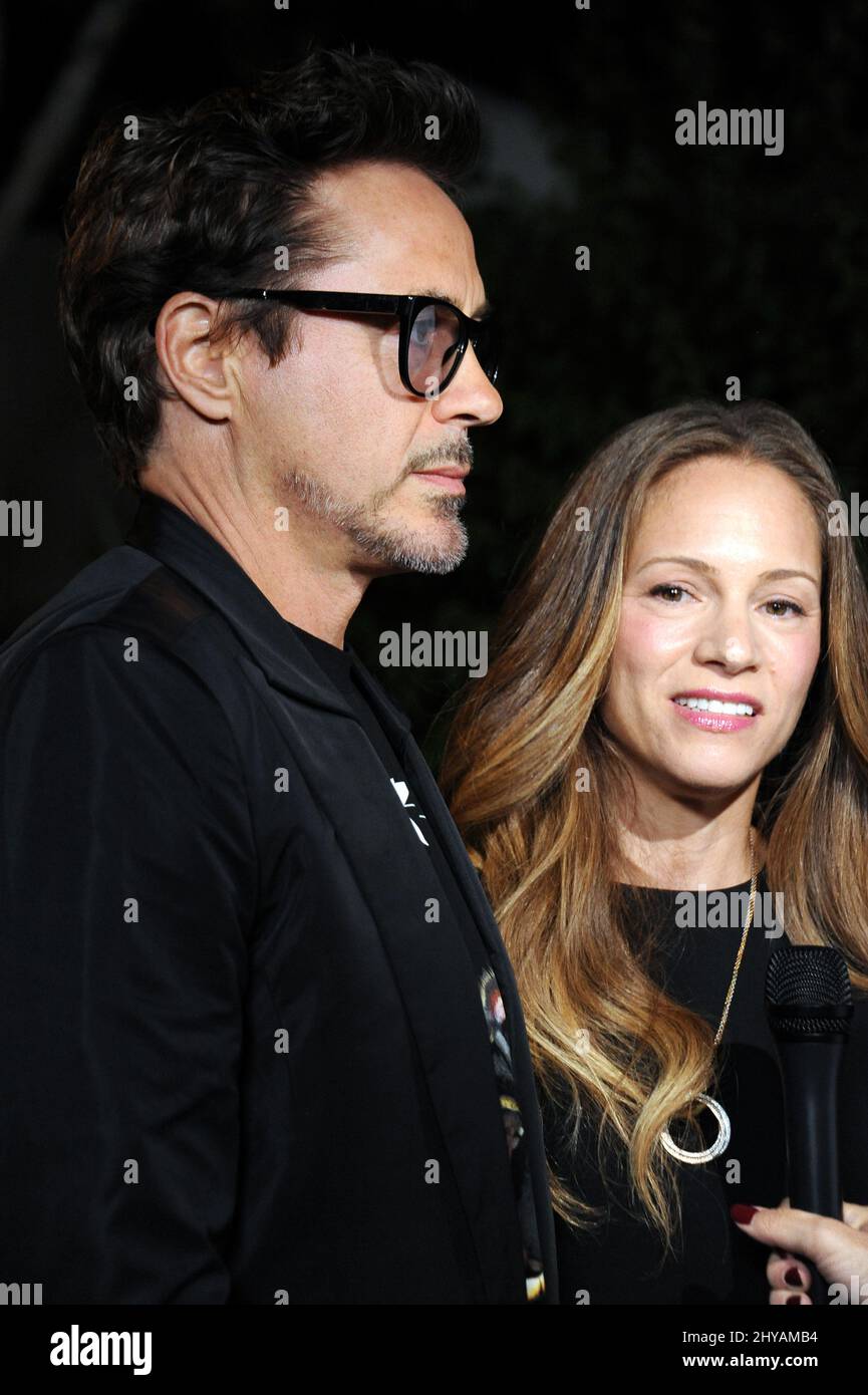 Robert Downey Jr., Susan Downey attending the "Hollywood's Night Under ...