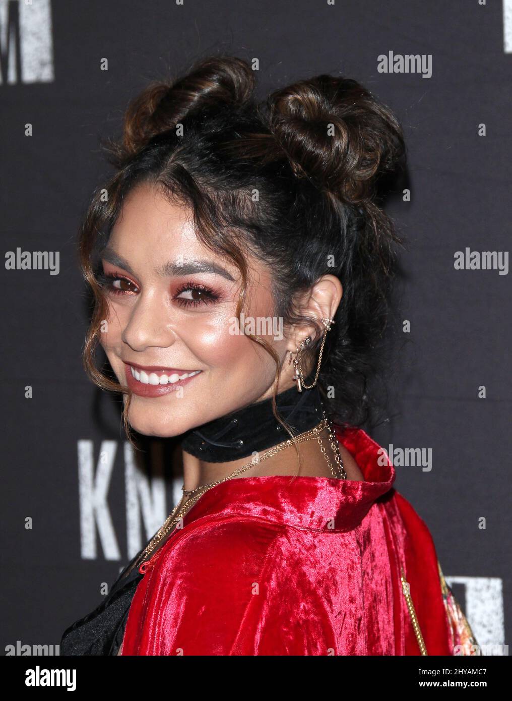 Vanessa Hudgens arriving for Knott's Scary Farm's 2016 Black Carpet ...