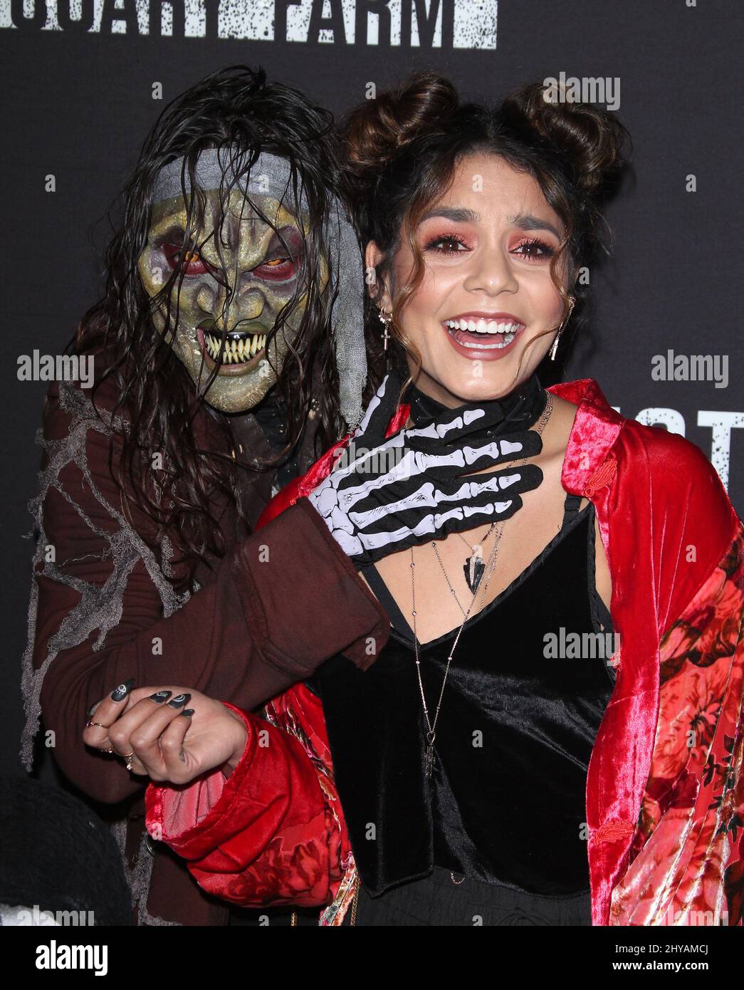 Vanessa Hudgens arriving for Knott's Scary Farm's 2016 Black Carpet ...
