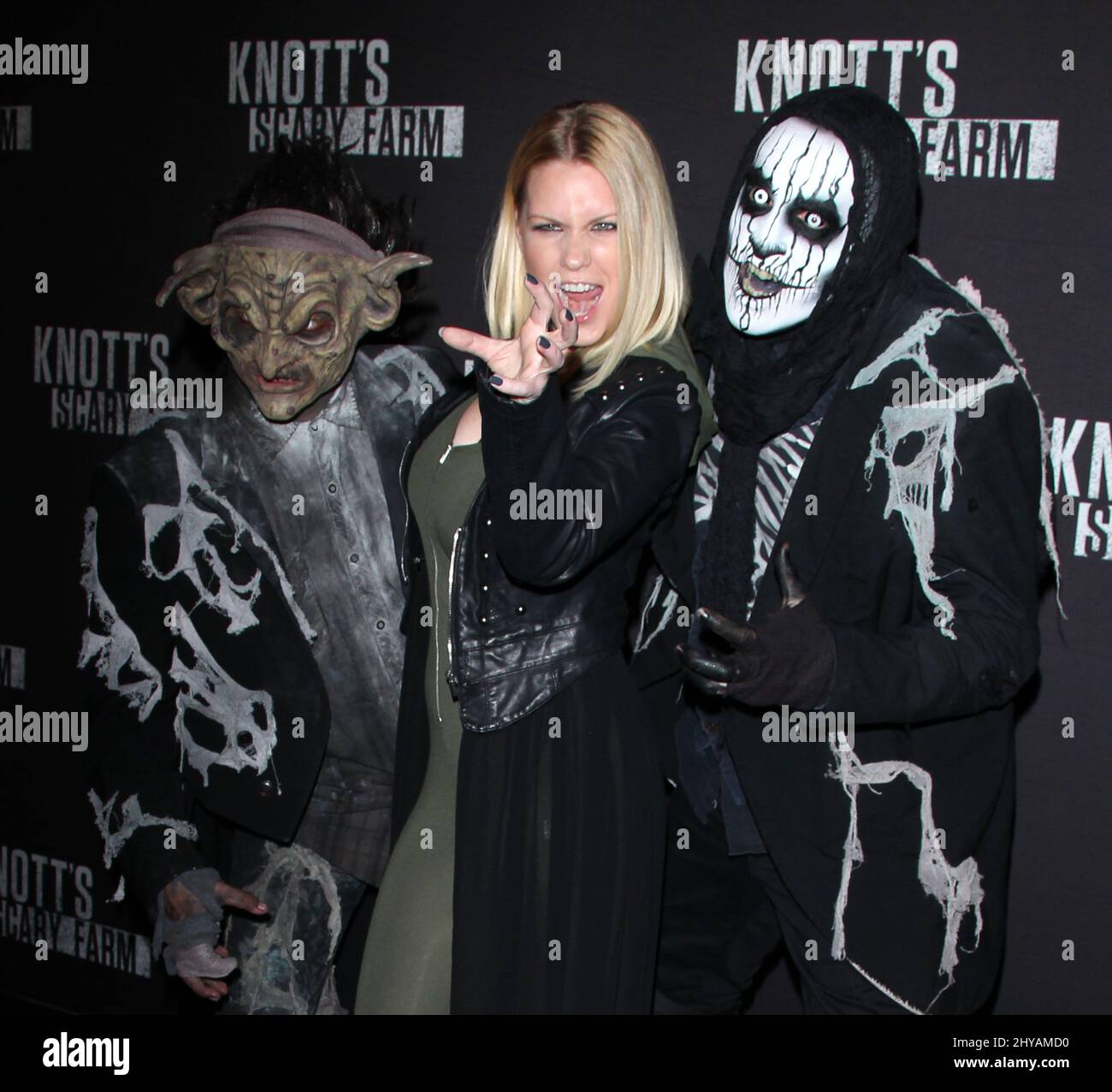 Carrie Keagan arriving for Knott's Scary Farm's 2016 Black Carpet Event ...