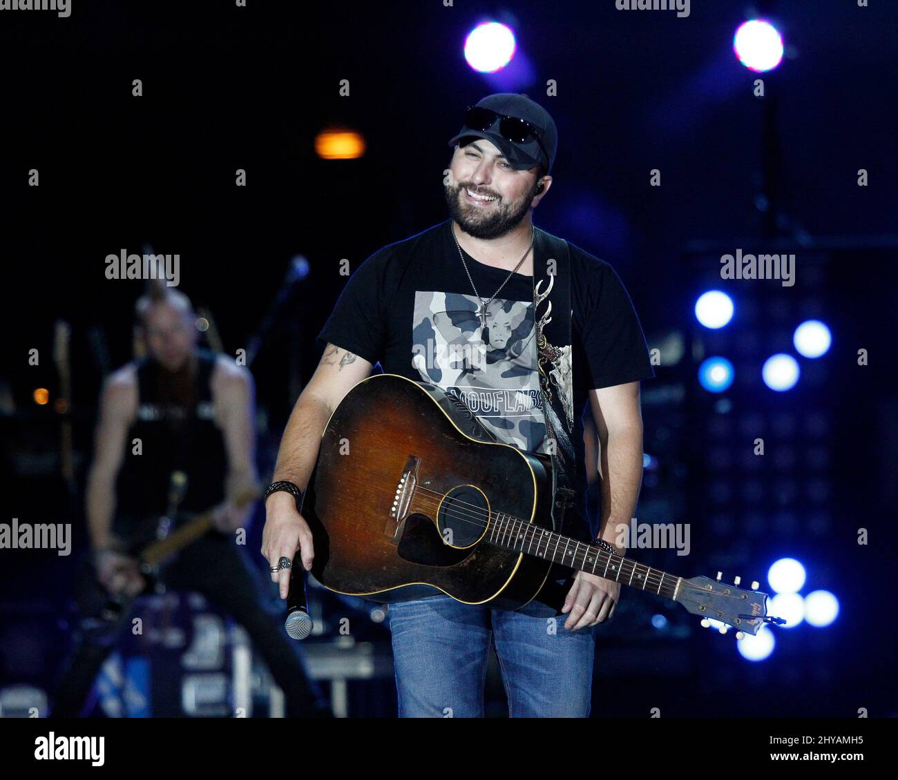 Tyler Farr performing during the Route 91 Harvest Country Music ...