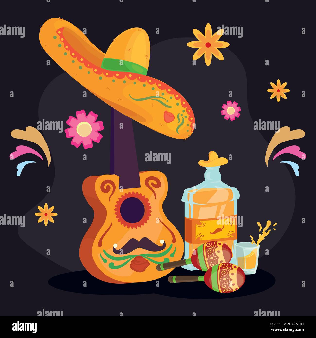 cinco de mayo icons Stock Vector Image & Art - Alamy