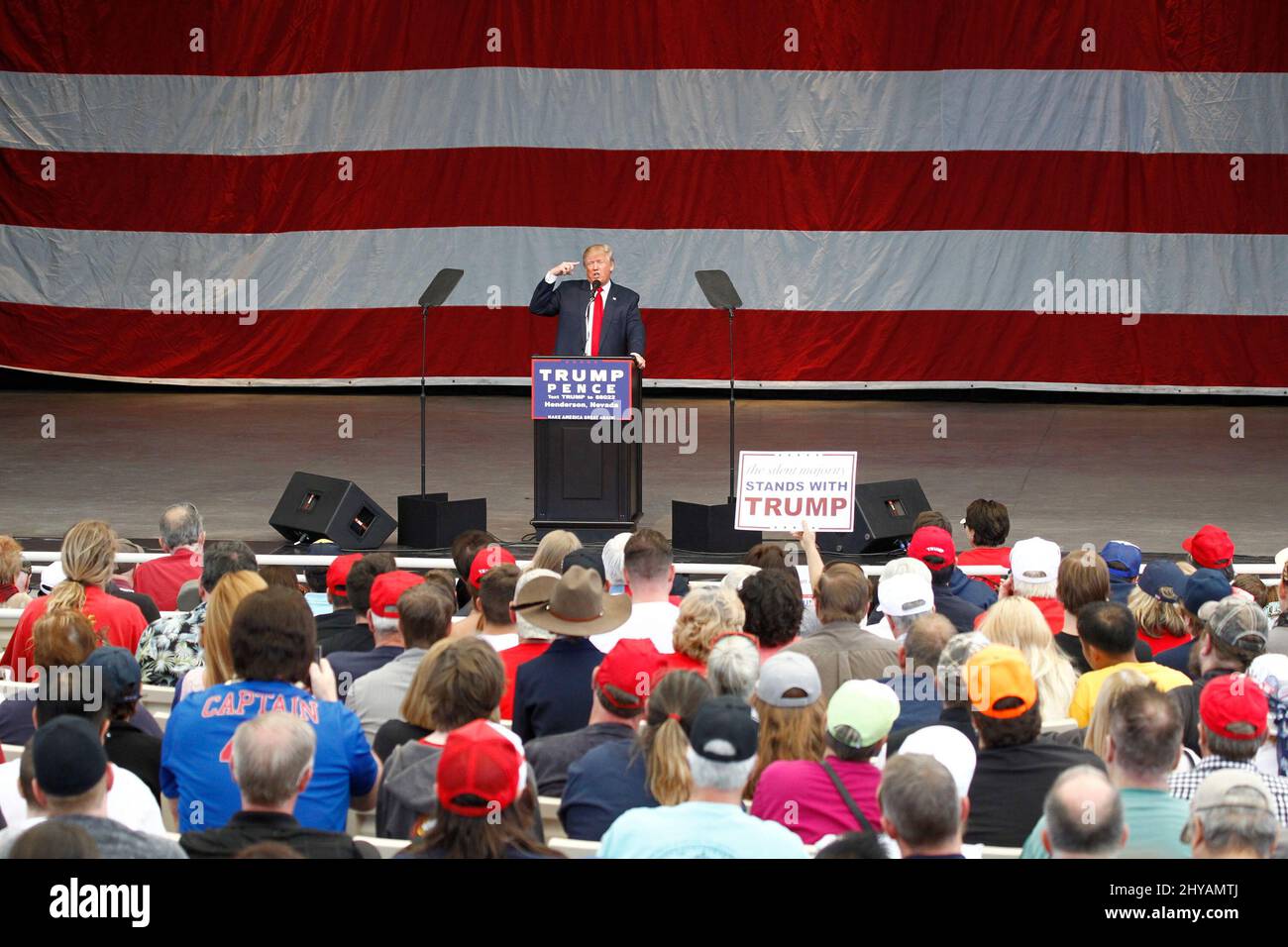 Donald Trump Republican Presidential candidate Donald Trump addresses ...