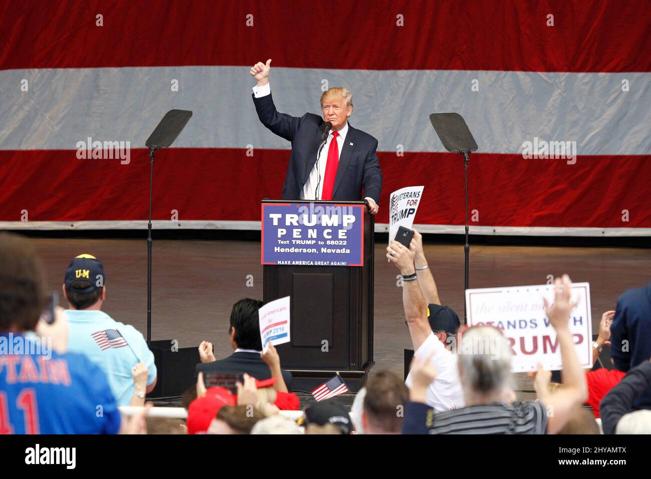 Donald Trump Republican Presidential candidate Donald Trump addresses ...