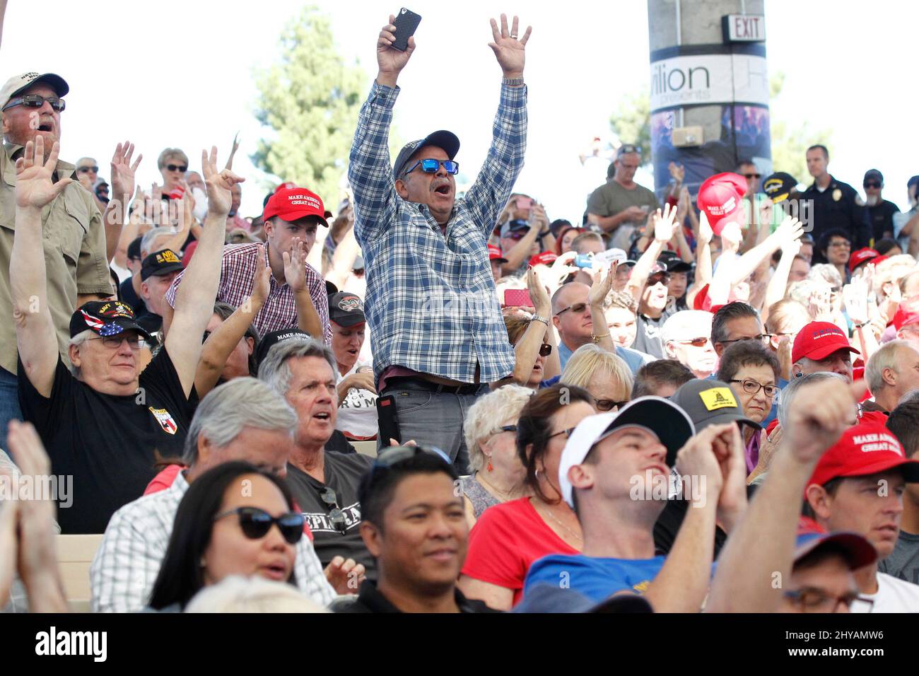 Donald Trump Supporters Republican Presidential candidate Donald Trump ...