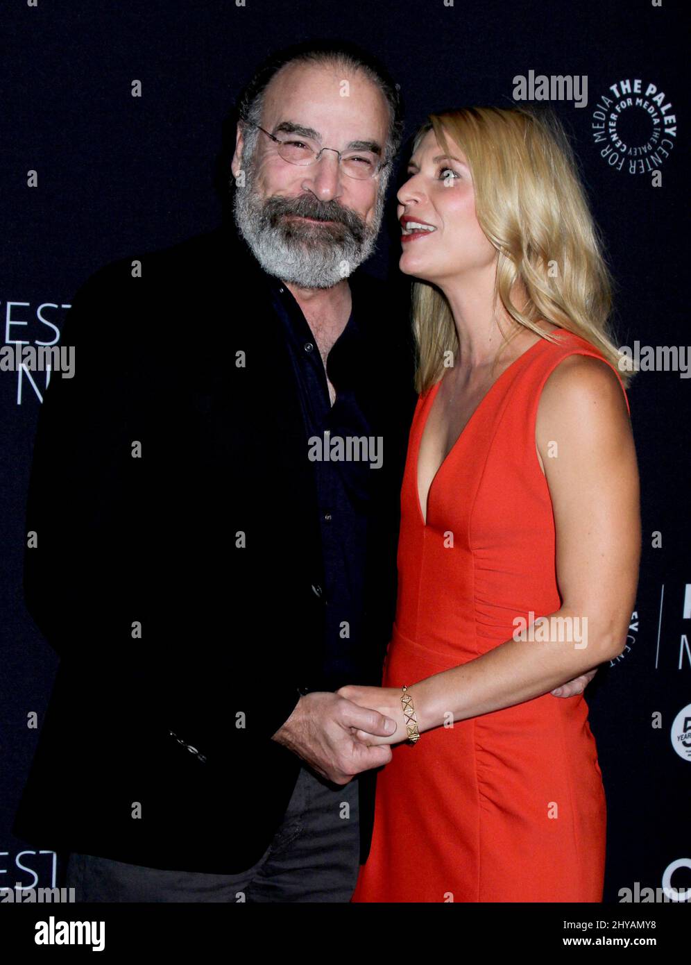 Mandy patinkin clare danes attending paleyfest hi-res stock photography ...