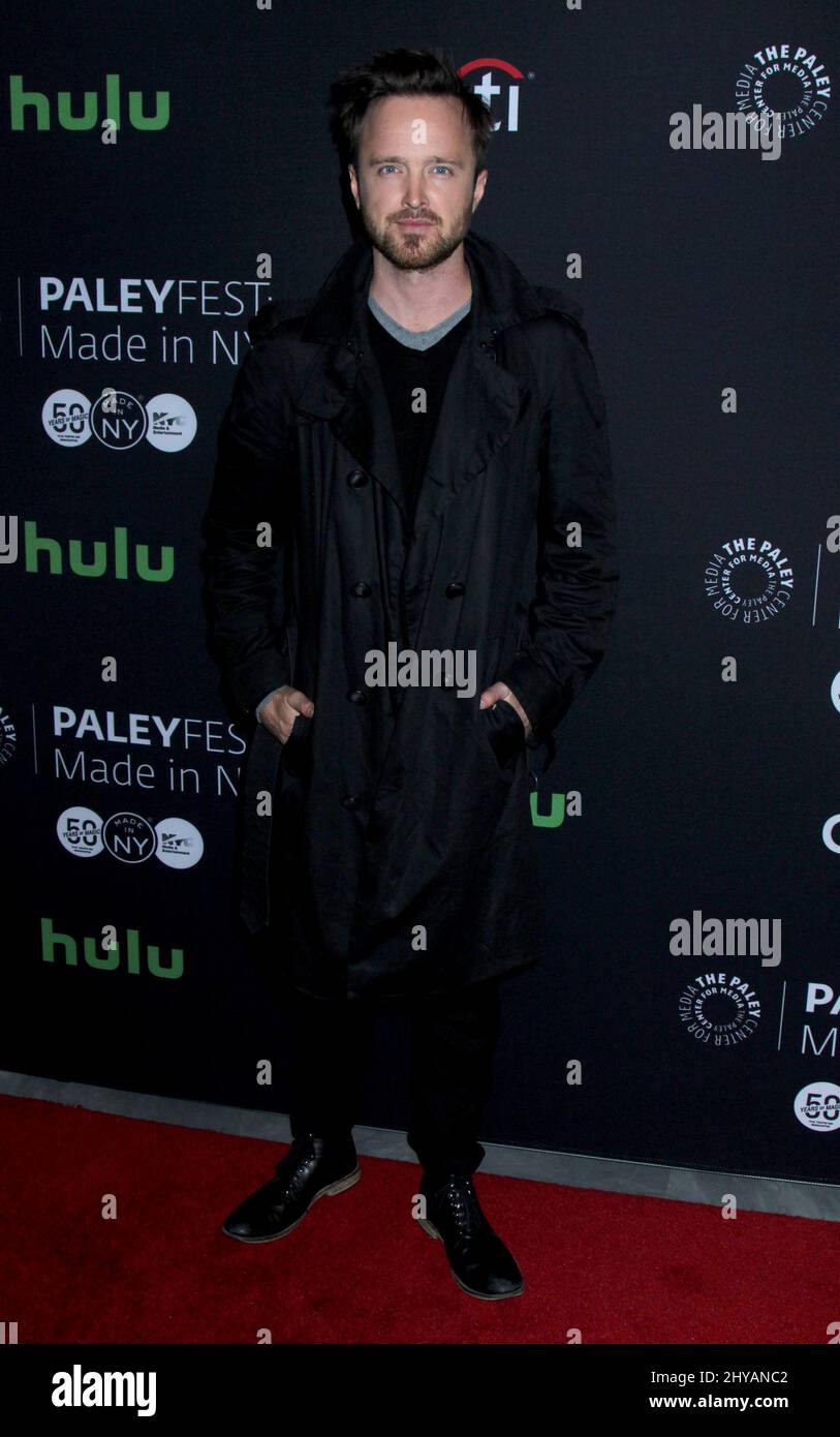 Aaron paul attending screening path paleyfest hi-res stock photography ...