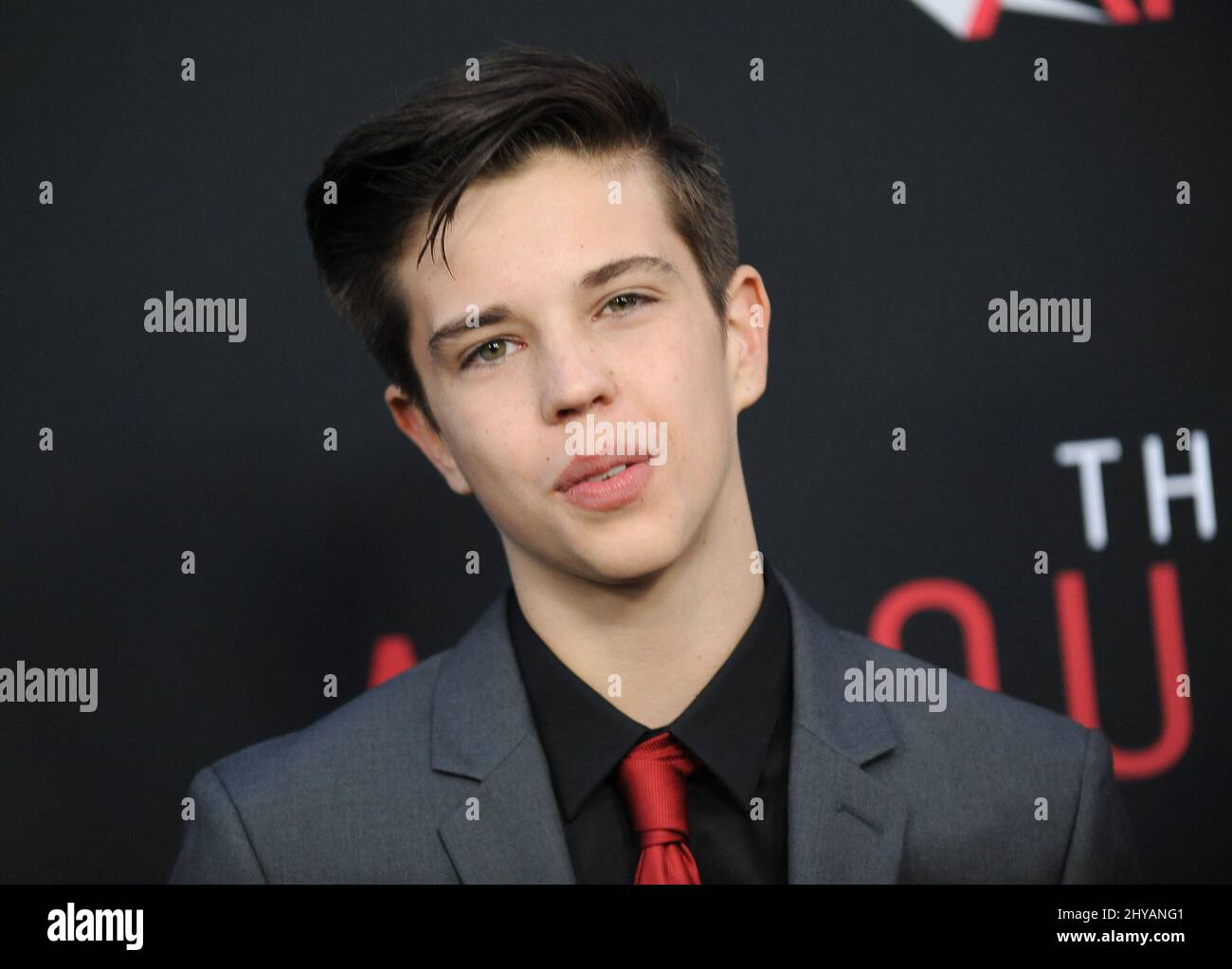Seth Lee attending the world premiere of The Accountant at the Chinese ...