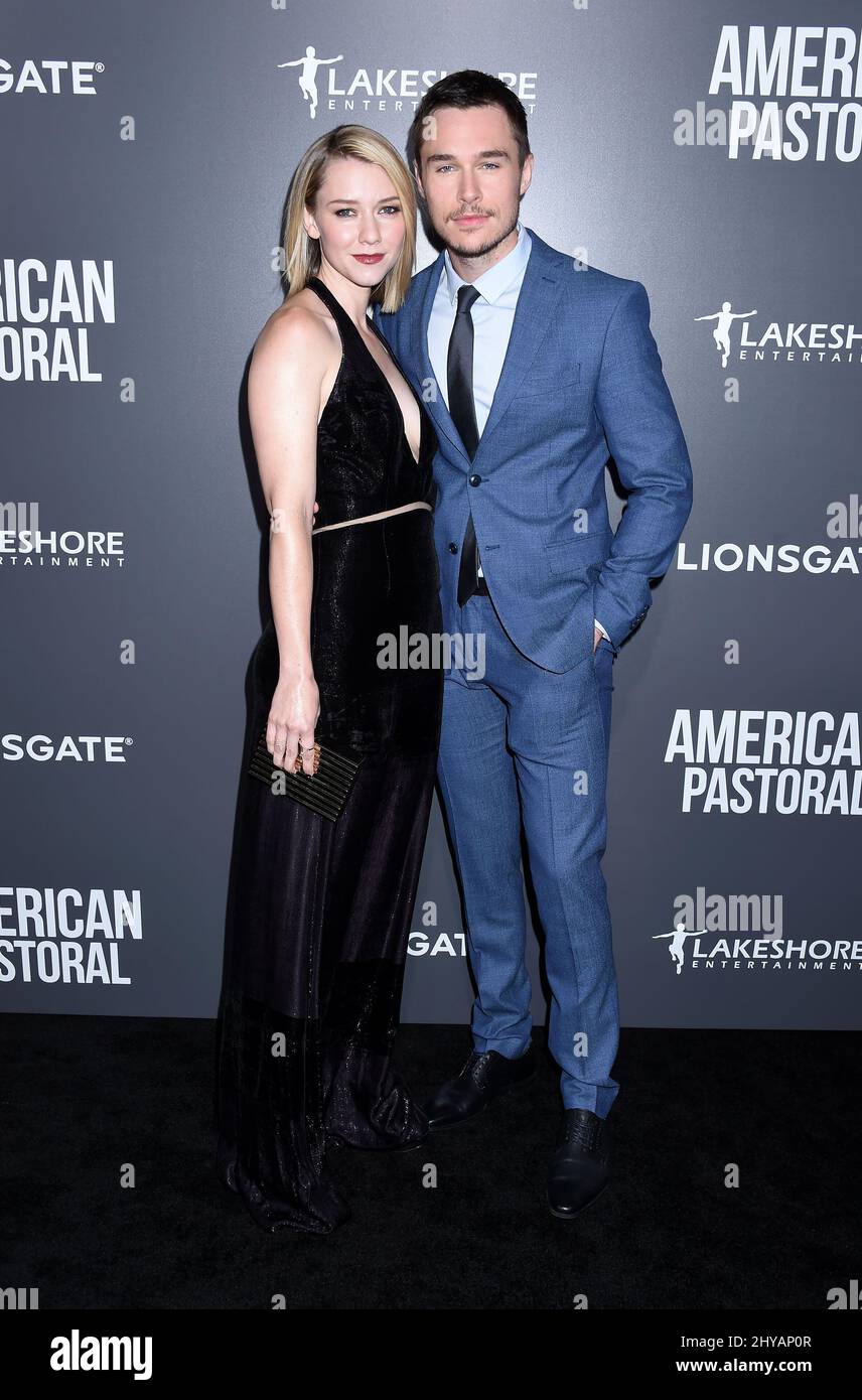 Valorie Curry and Sam Underwood attending a special screening of ...