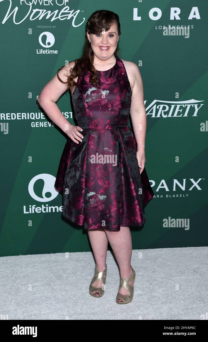 Jamie Brewer arriving to the Variety's Power of Women Luncheon 2016 ...